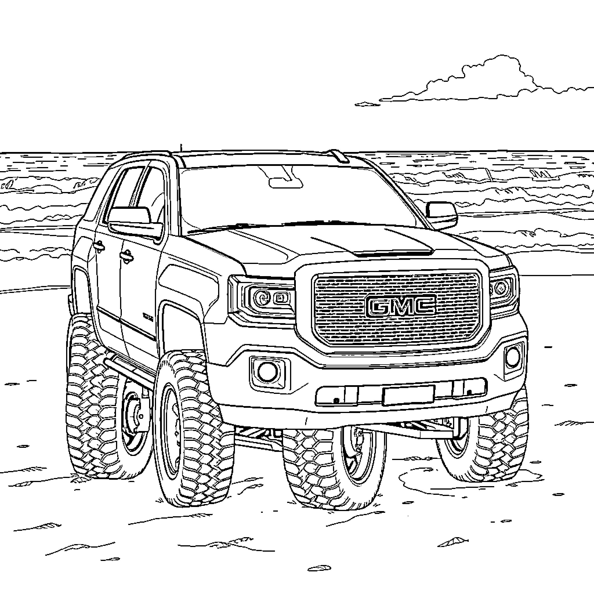 Best Gmc Coloring Pages (Free Printable PDF)