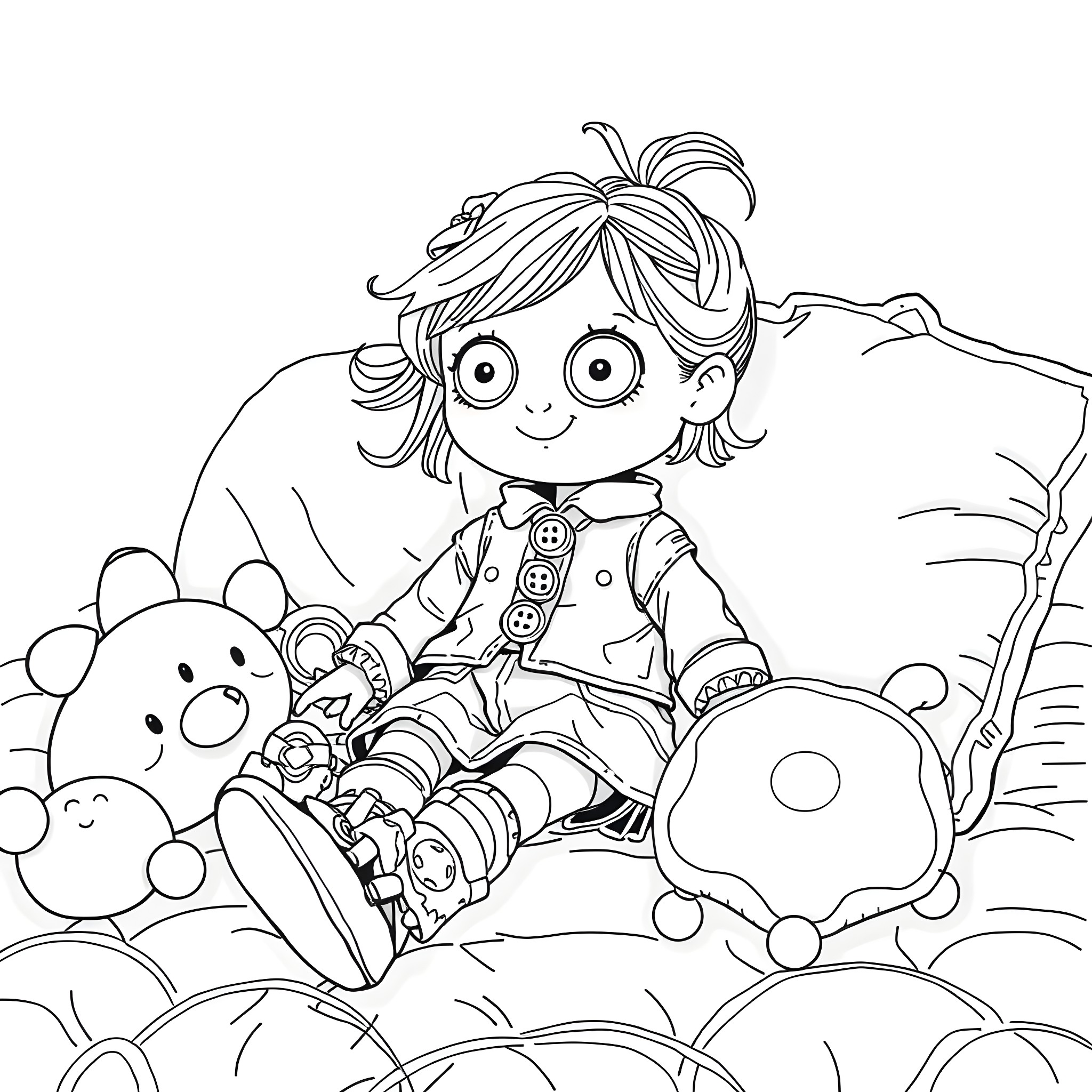 Best Doll Coloring Pages (Free Printable PDF)