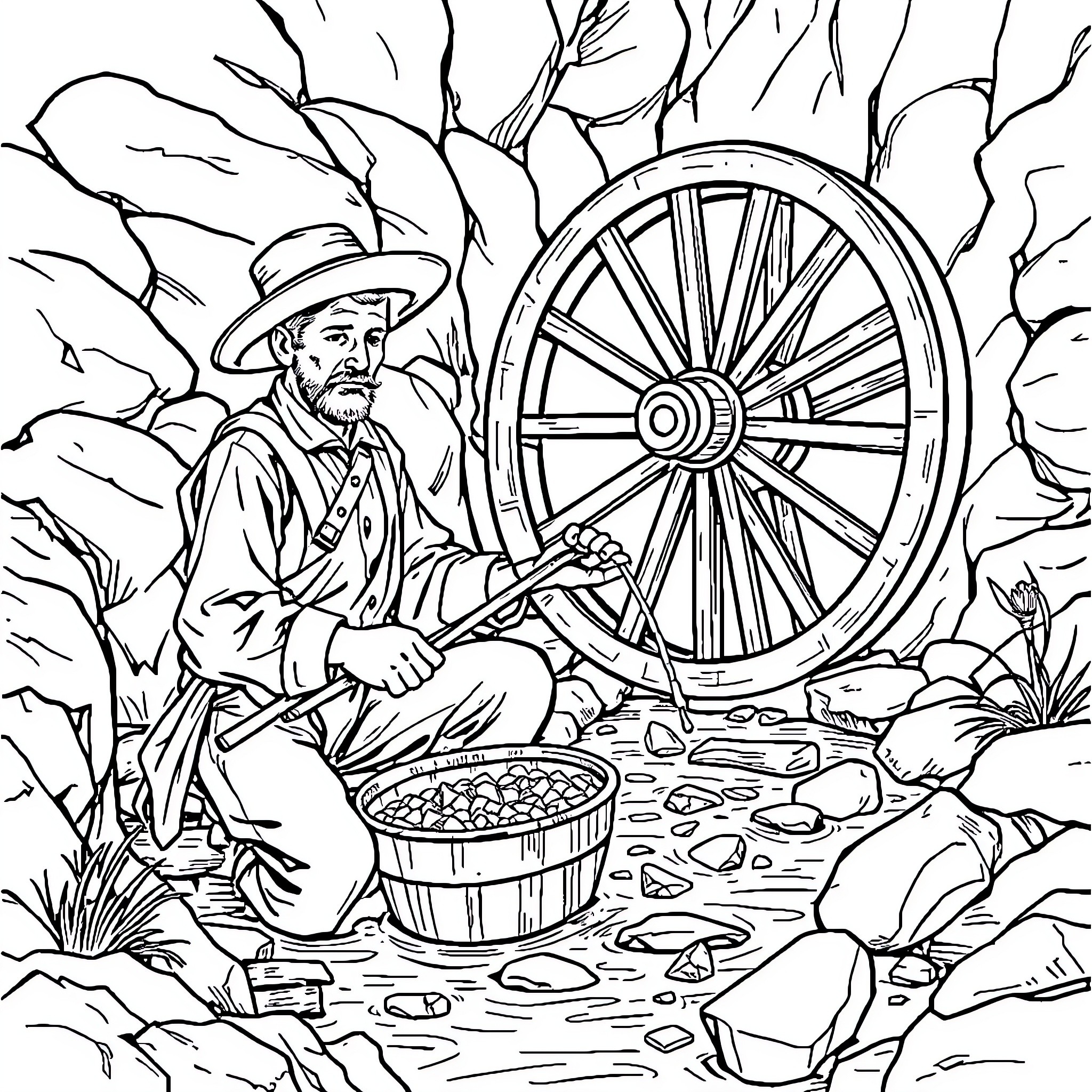Best Gold Miner Coloring Pages (Free Printable PDF)