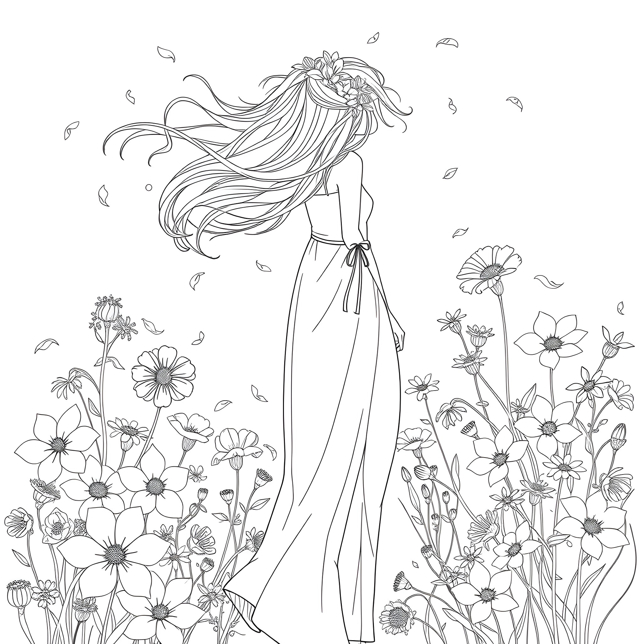 128 Best Girl Coloring Pages (Free Printable PDFs)