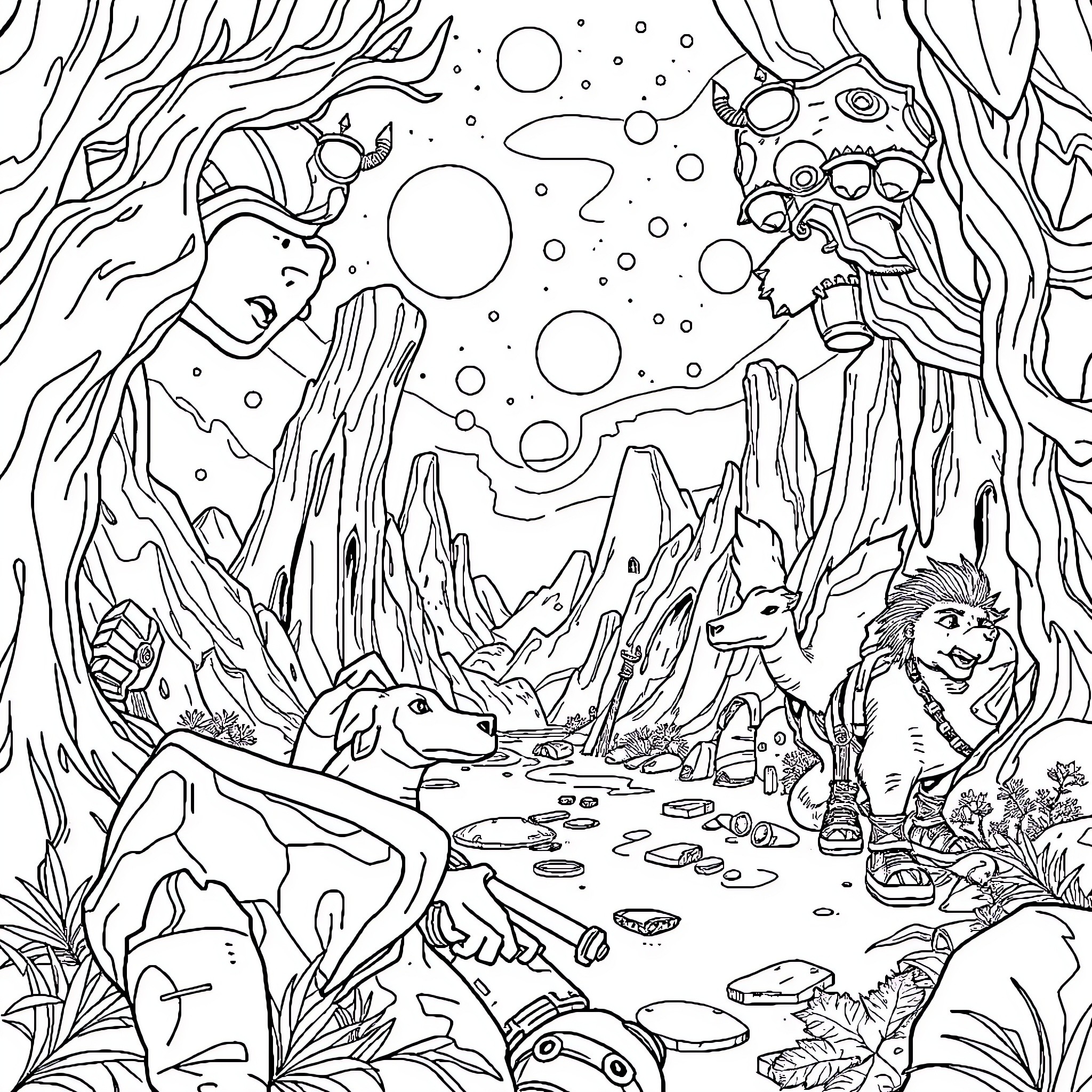 Best Huntrix Coloring Pages (Free Printable PDF)