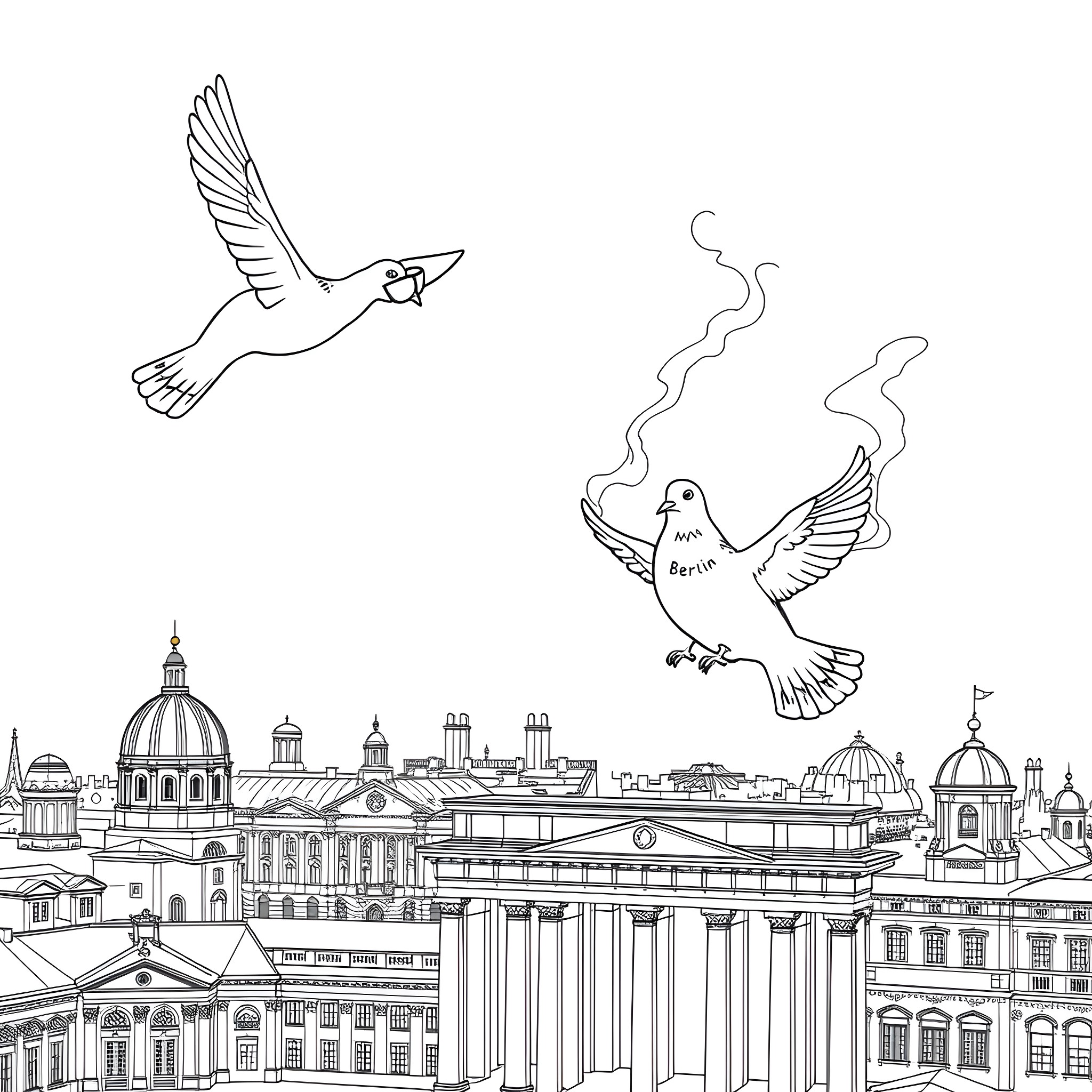 30 Best Pigeon Coloring Pages (Free Printable PDFs)