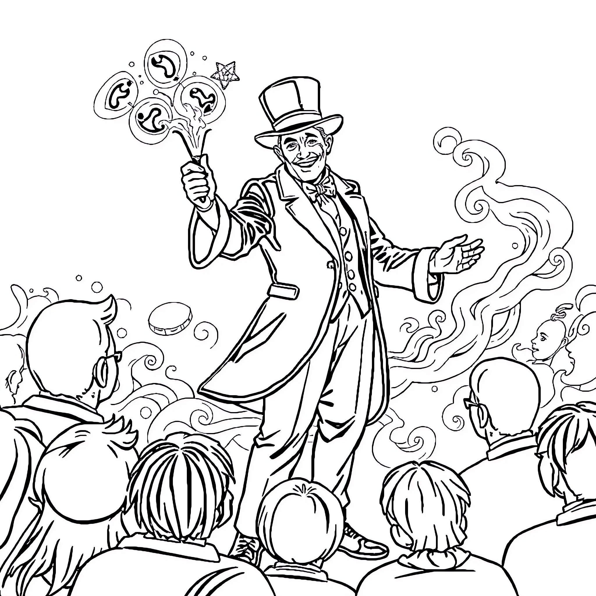Best Magician Coloring Pages (Free Printable PDF)