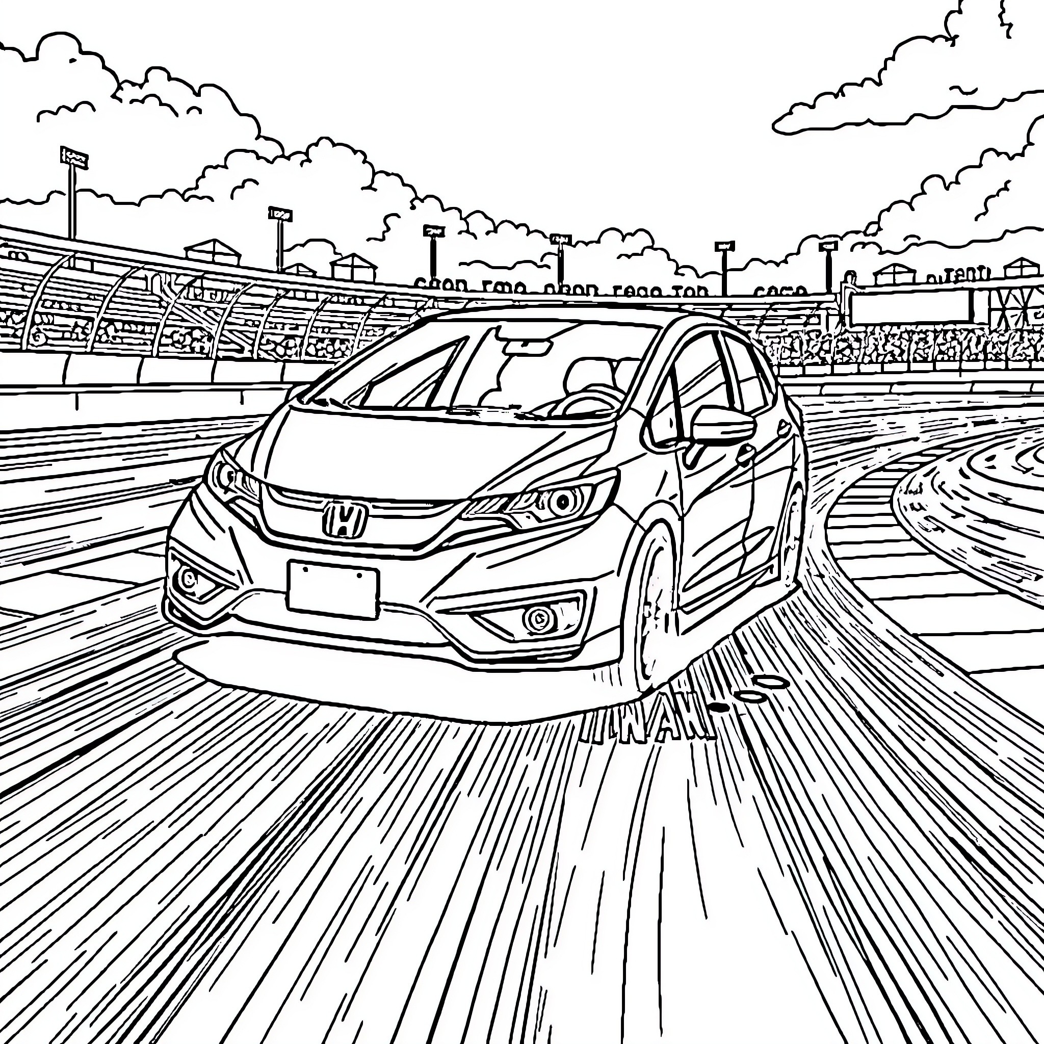 1 Best Honda Fit Coloring Pages (Free Printable PDFs)