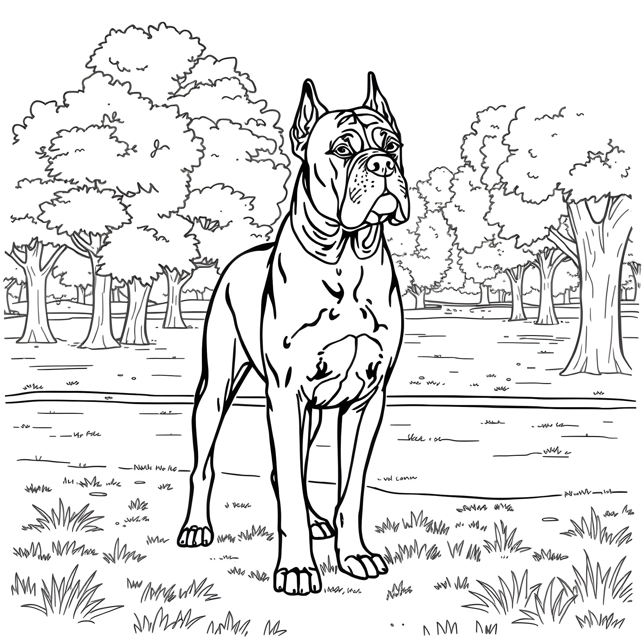 Best Cane Corso Coloring Pages (Free Printable PDF)