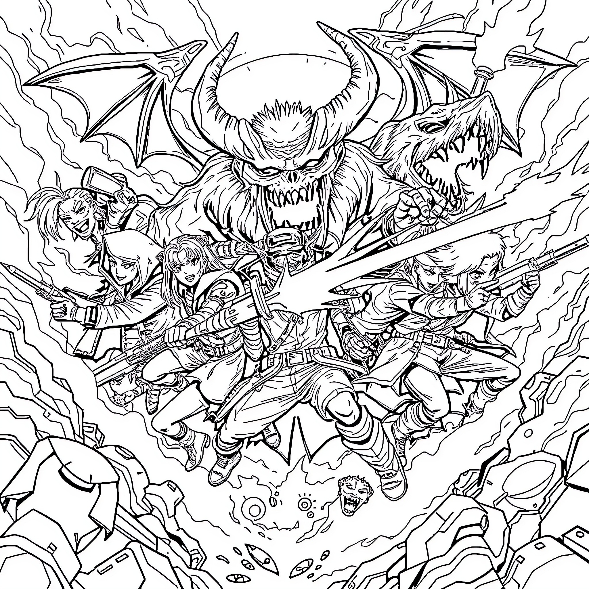 Best Huntrex Coloring Pages (Free Printable PDF)