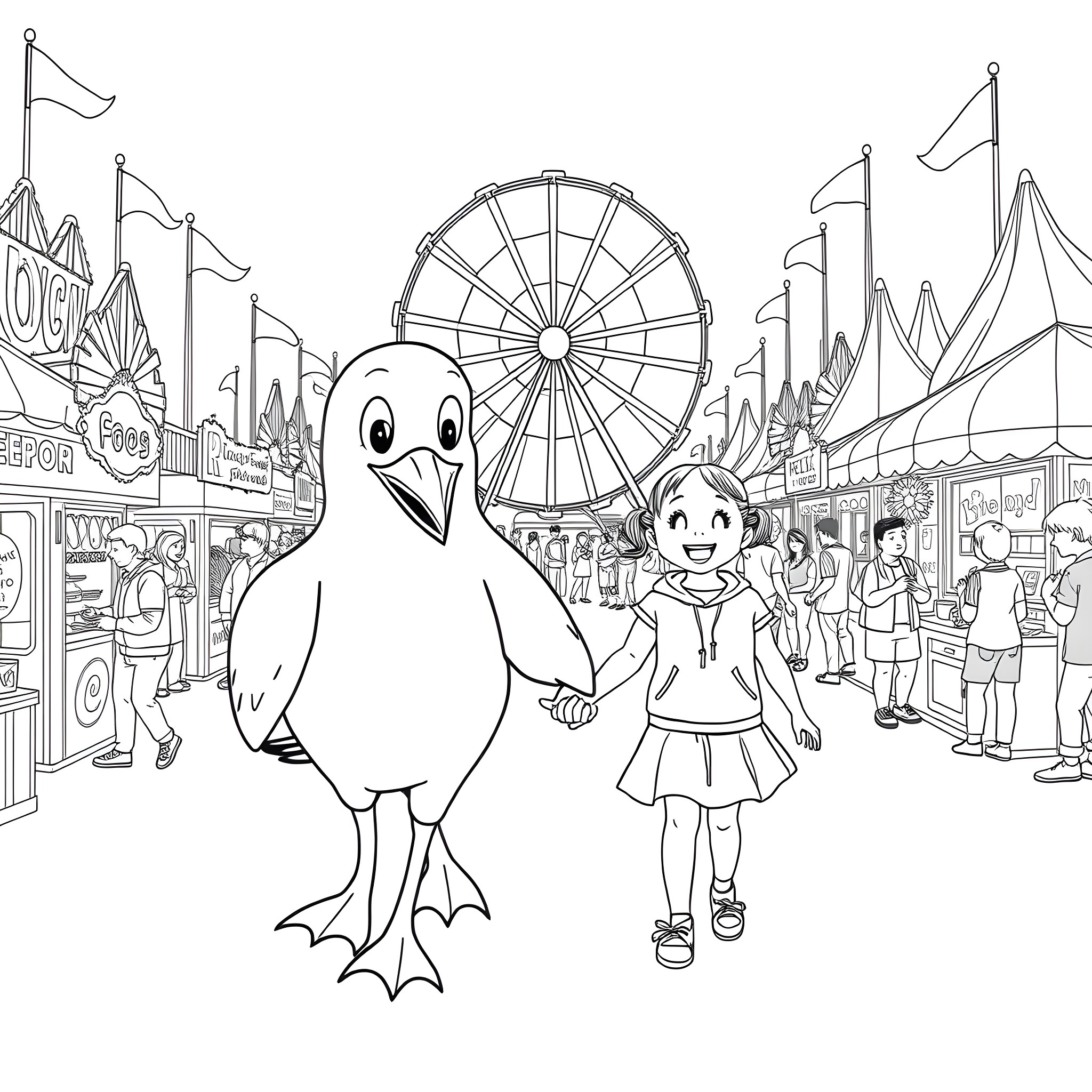 20 Best Seagull Coloring Pages (Free Printable PDFs)