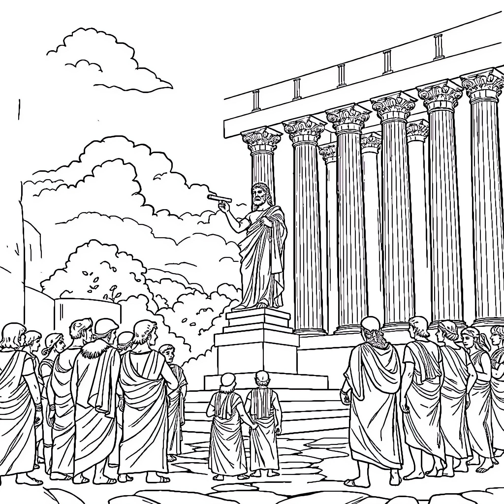 Best Ancient Greek Coloring Pages (Free Printable PDF)
