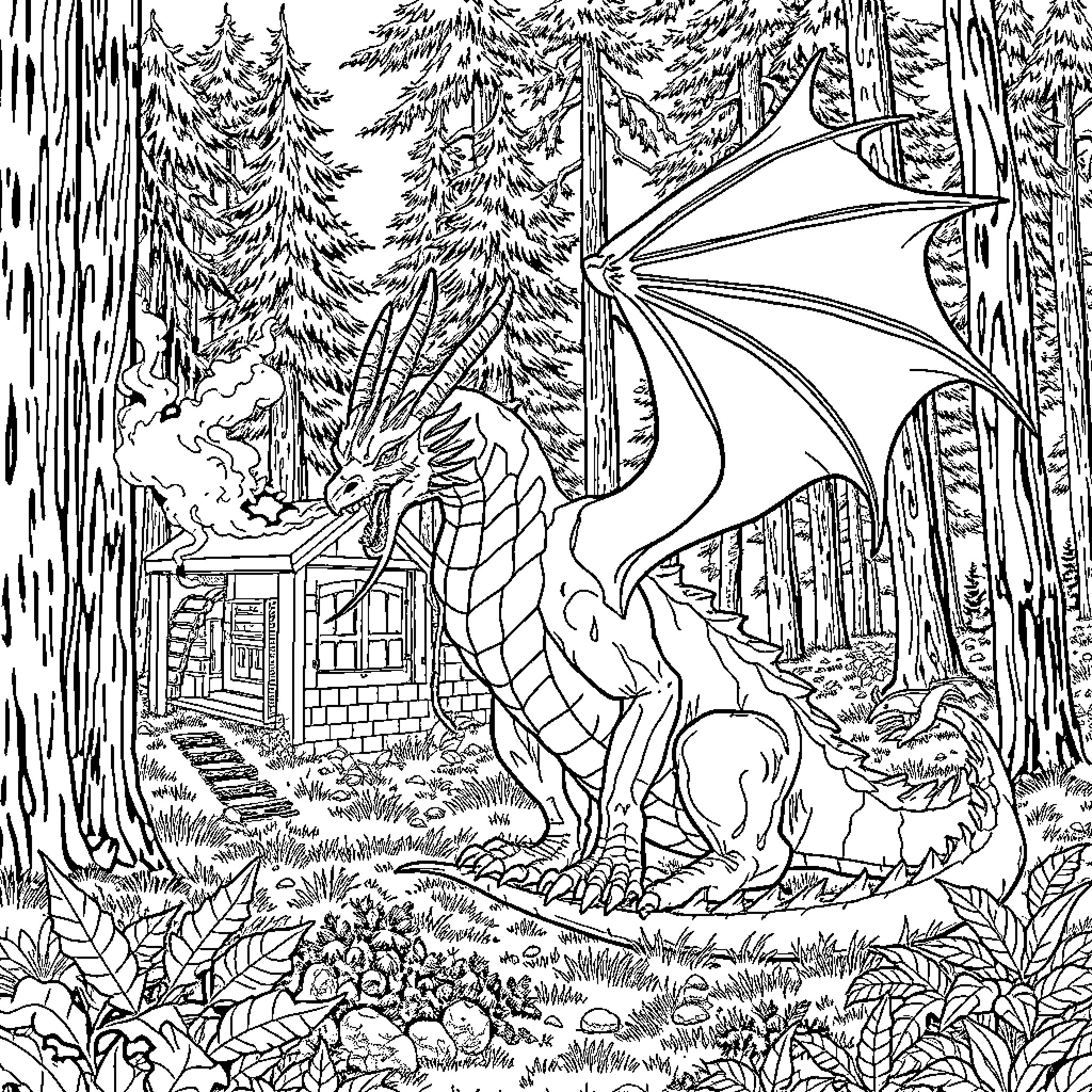Best Dragonborn Coloring Pages (Free Printable PDF)