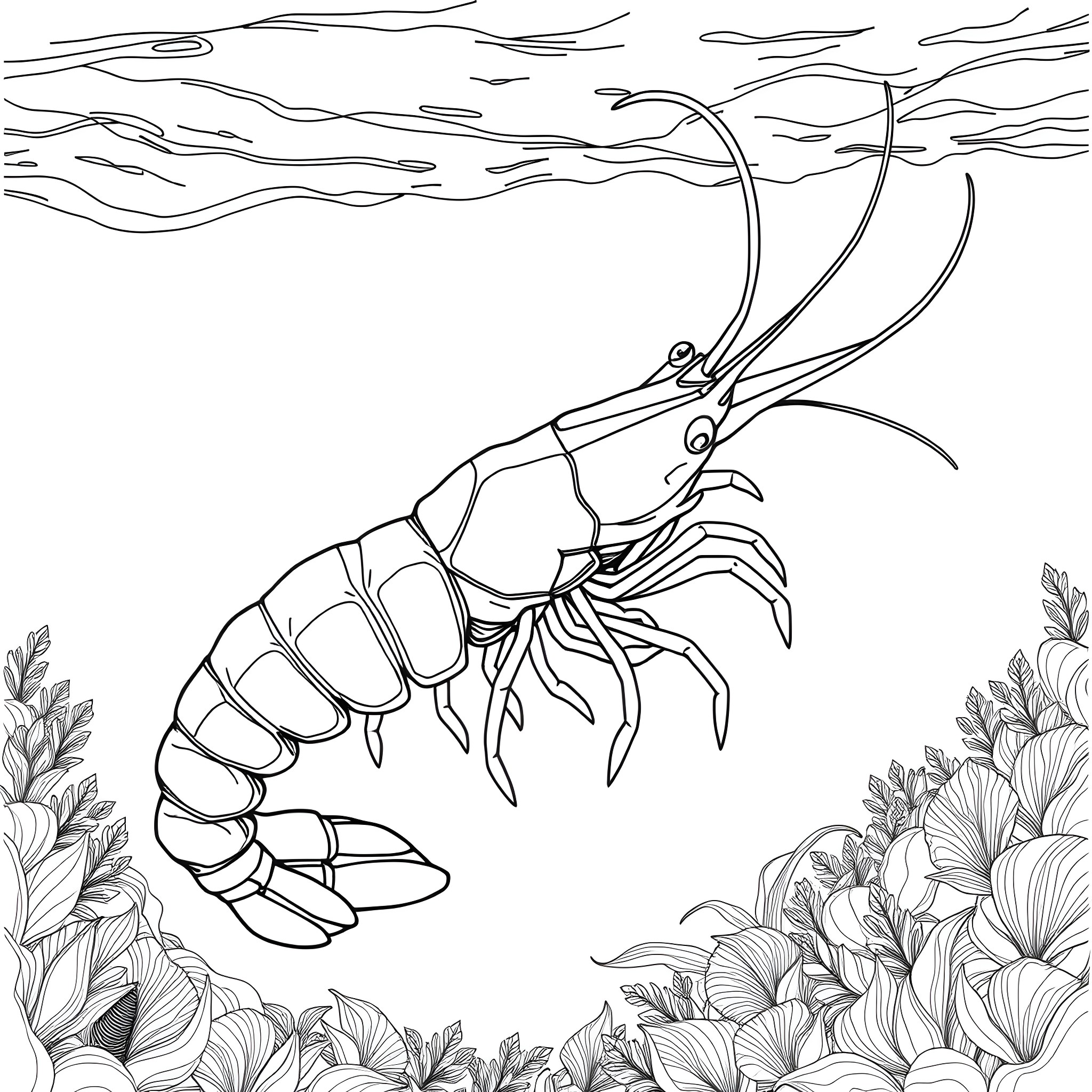 Best Shrimp Coloring Pages (Free Printable PDF)