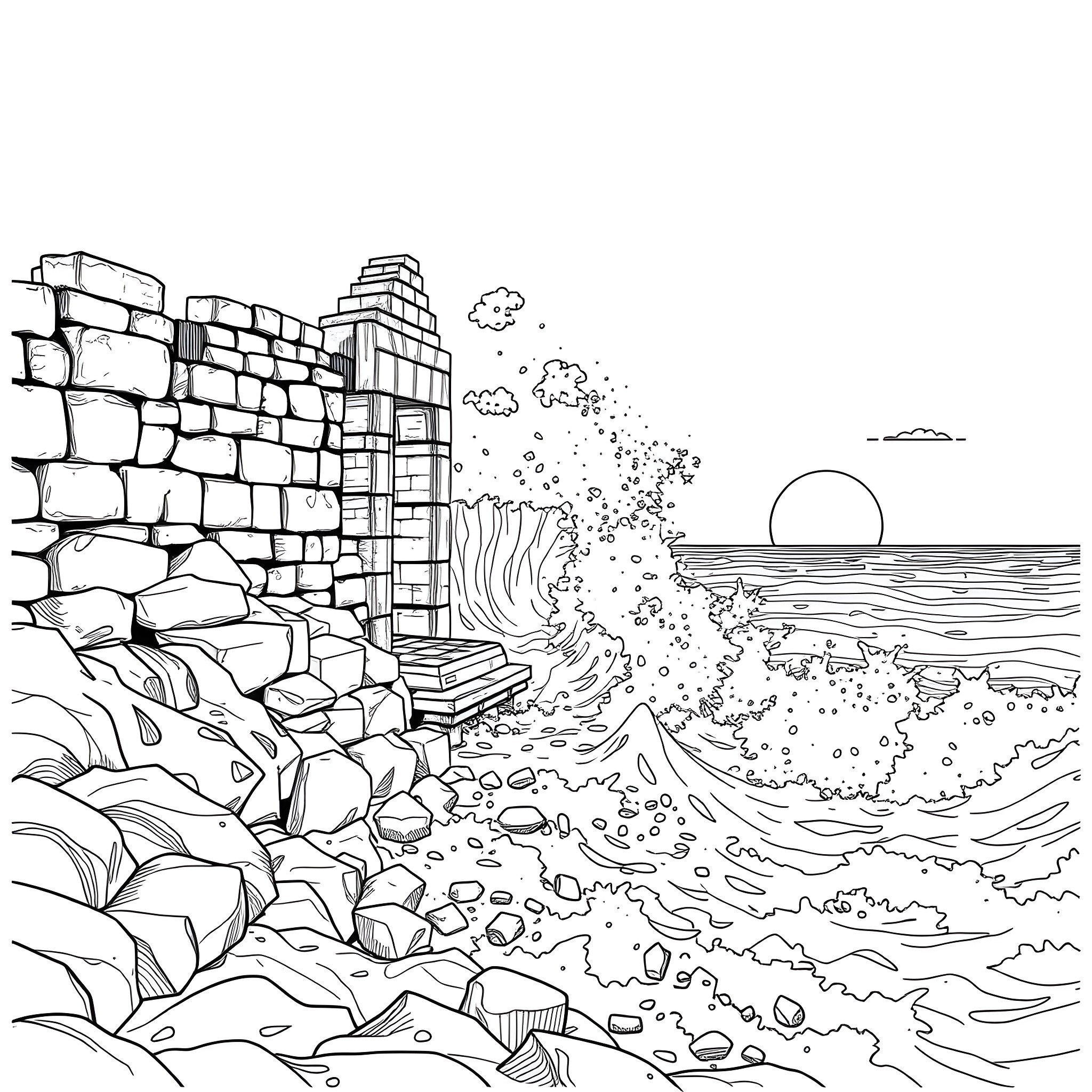 Best Wave Coloring Pages (Free Printable PDF)