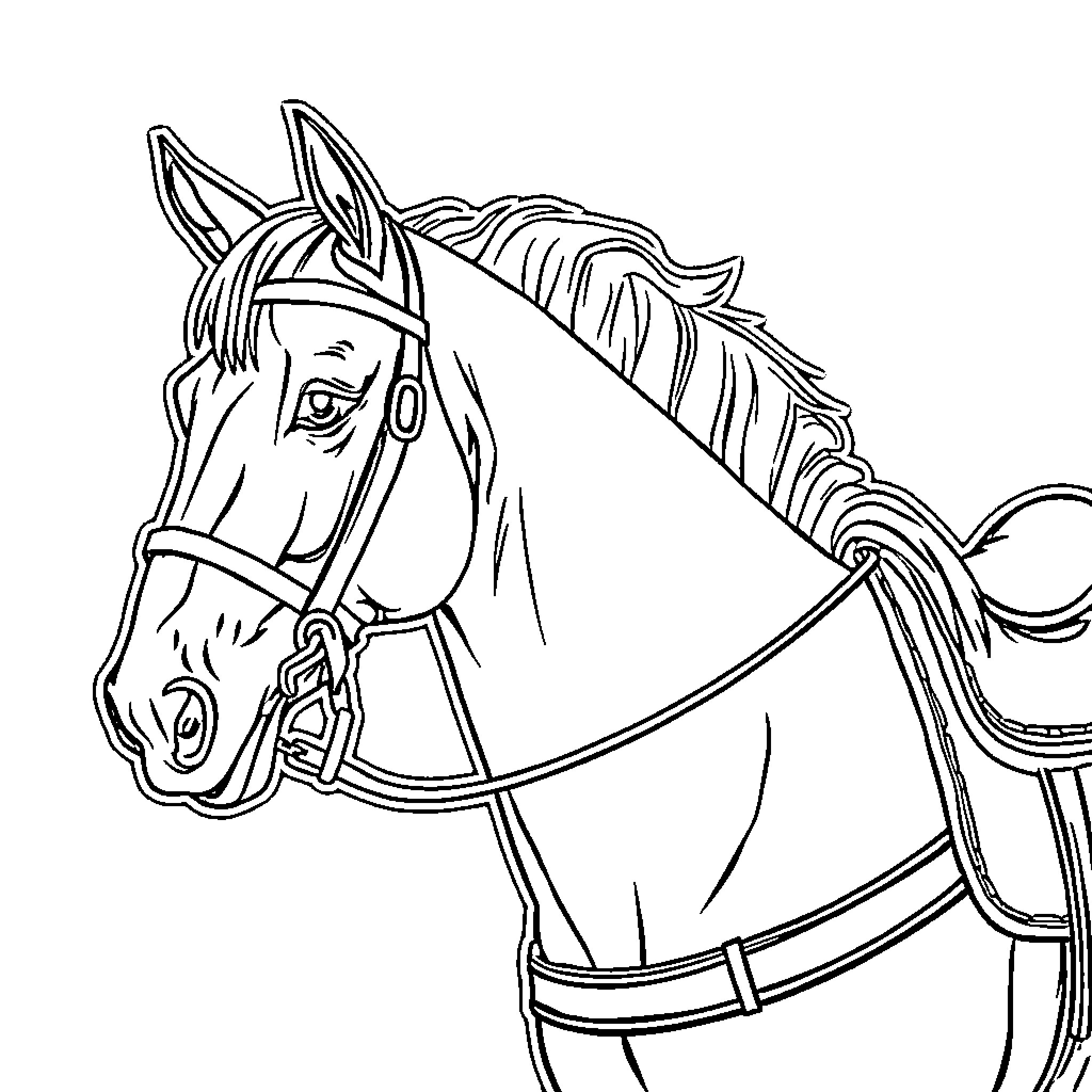 Best Horse Coloring Pages (Free Printable PDF)
