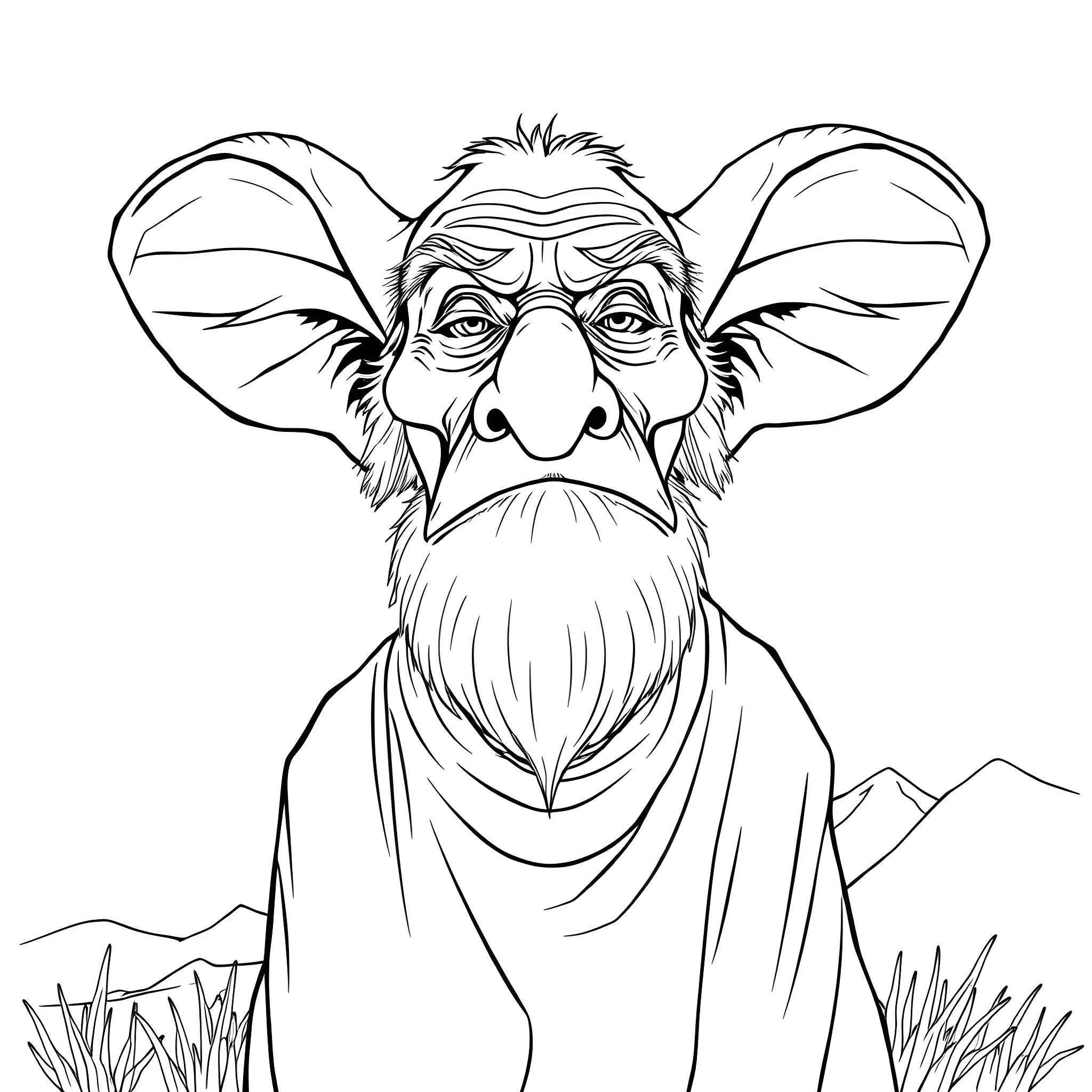 Best Elderly Man Coloring Pages (Free Printable PDF)