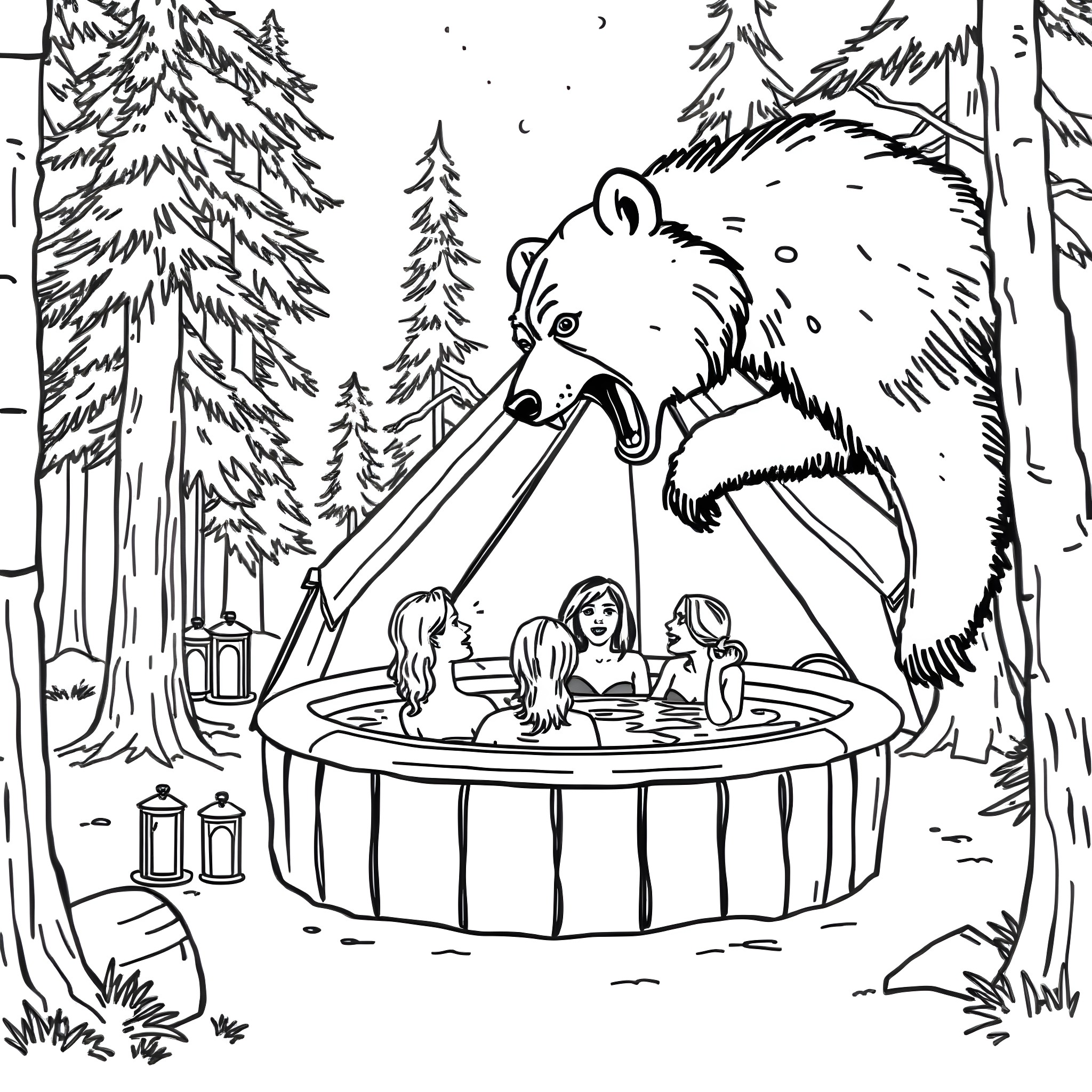 Best Bear Coloring Pages (Free Printable PDF)