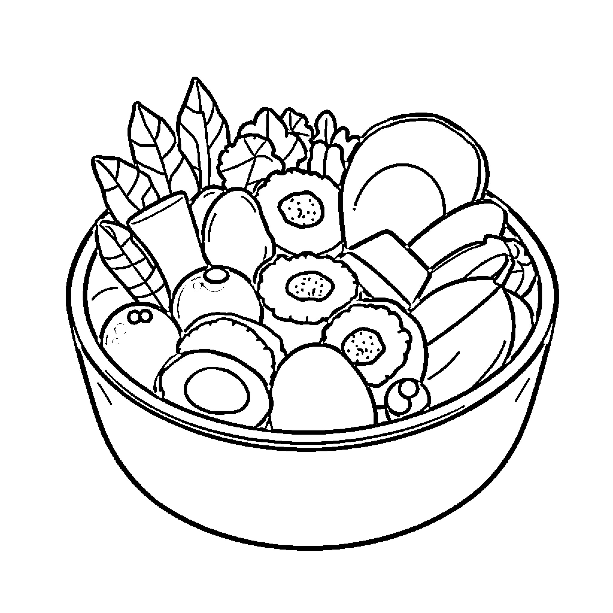 Best Bento Box Coloring Pages (Free Printable PDF)