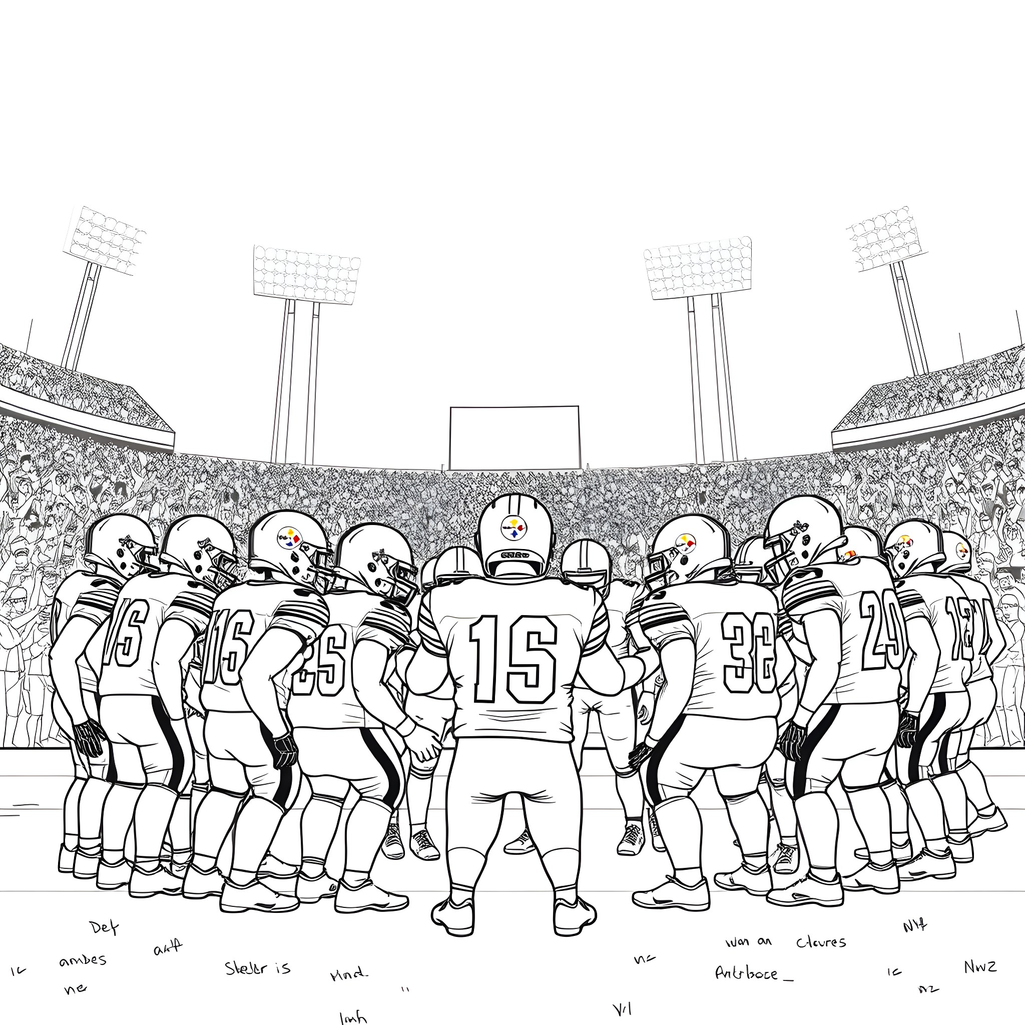 Best American Football Coloring Pages (Free Printable PDF)
