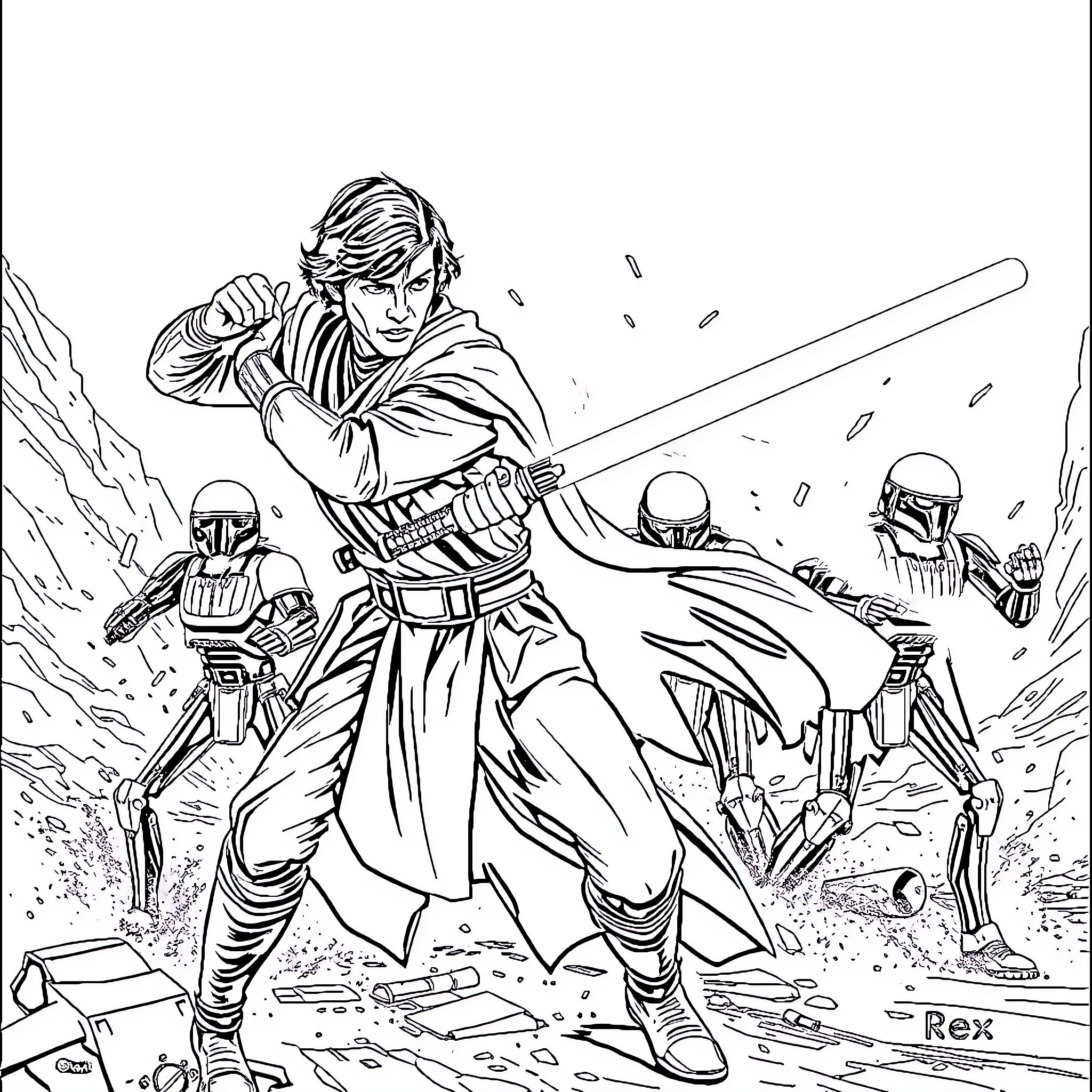 27 Best Anakin Skywalker Coloring Pages (Free Printable PDFs)