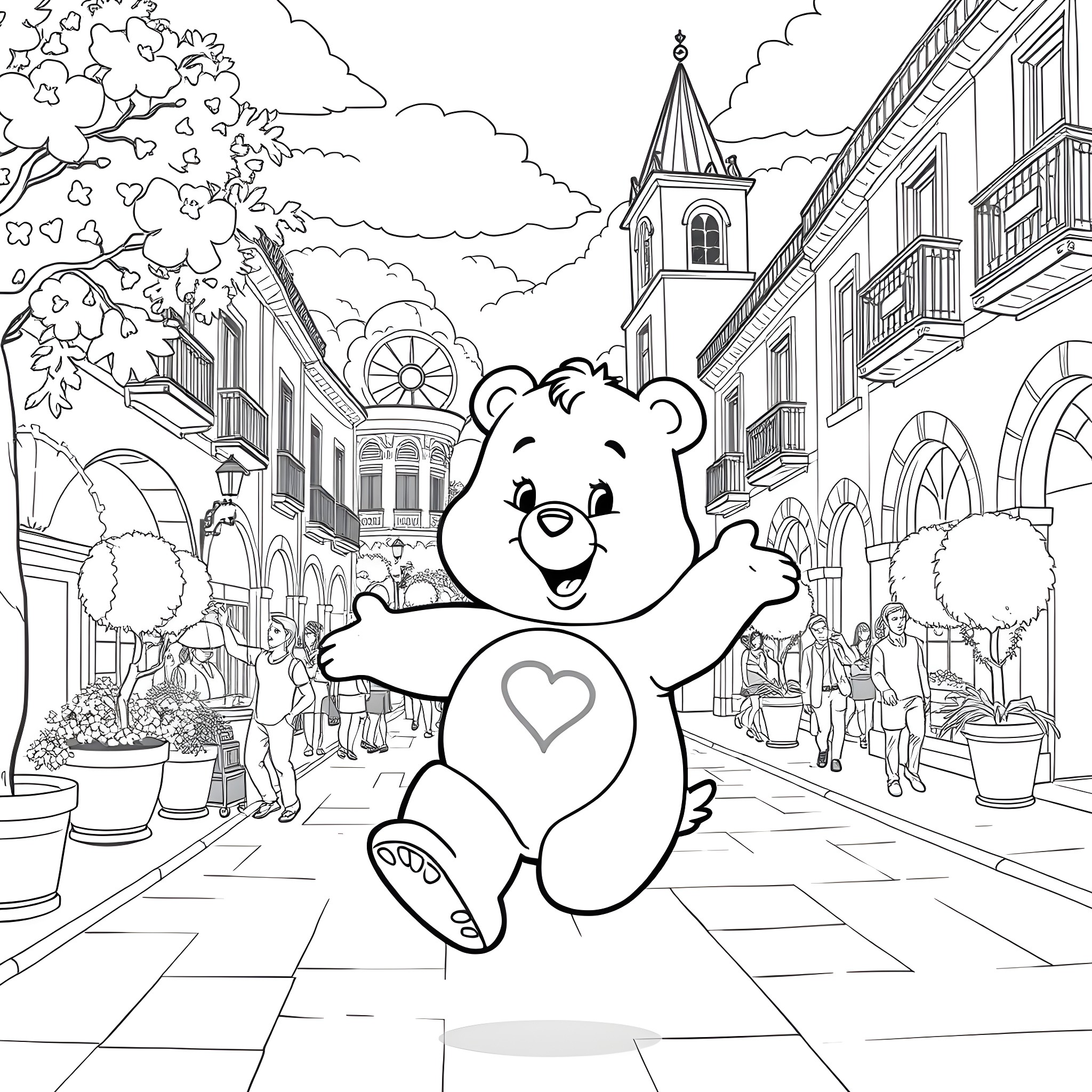 Best Care Bear Coloring Pages (Free Printable PDF)