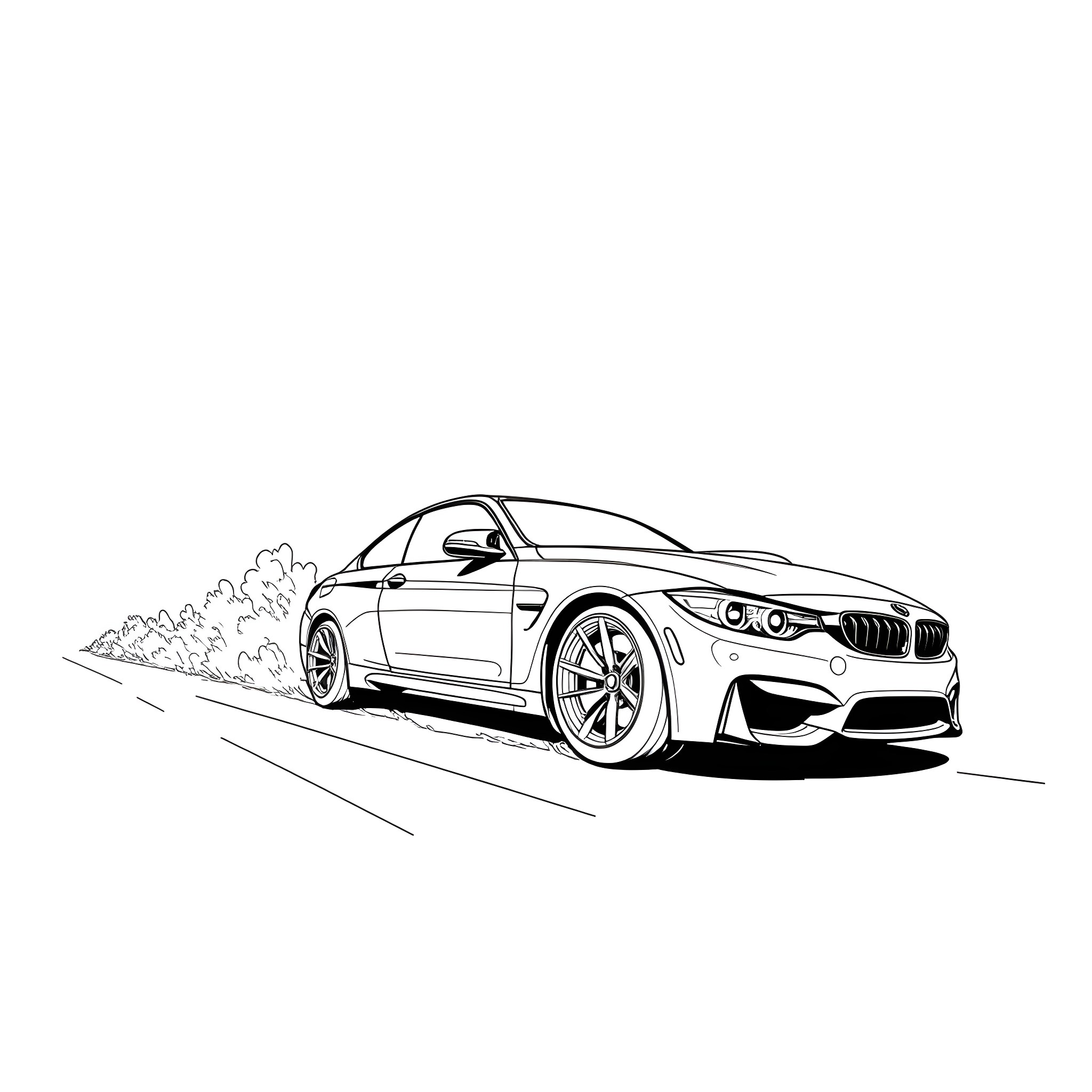 Best BMW M3 Coloring Pages (Free Printable PDF)
