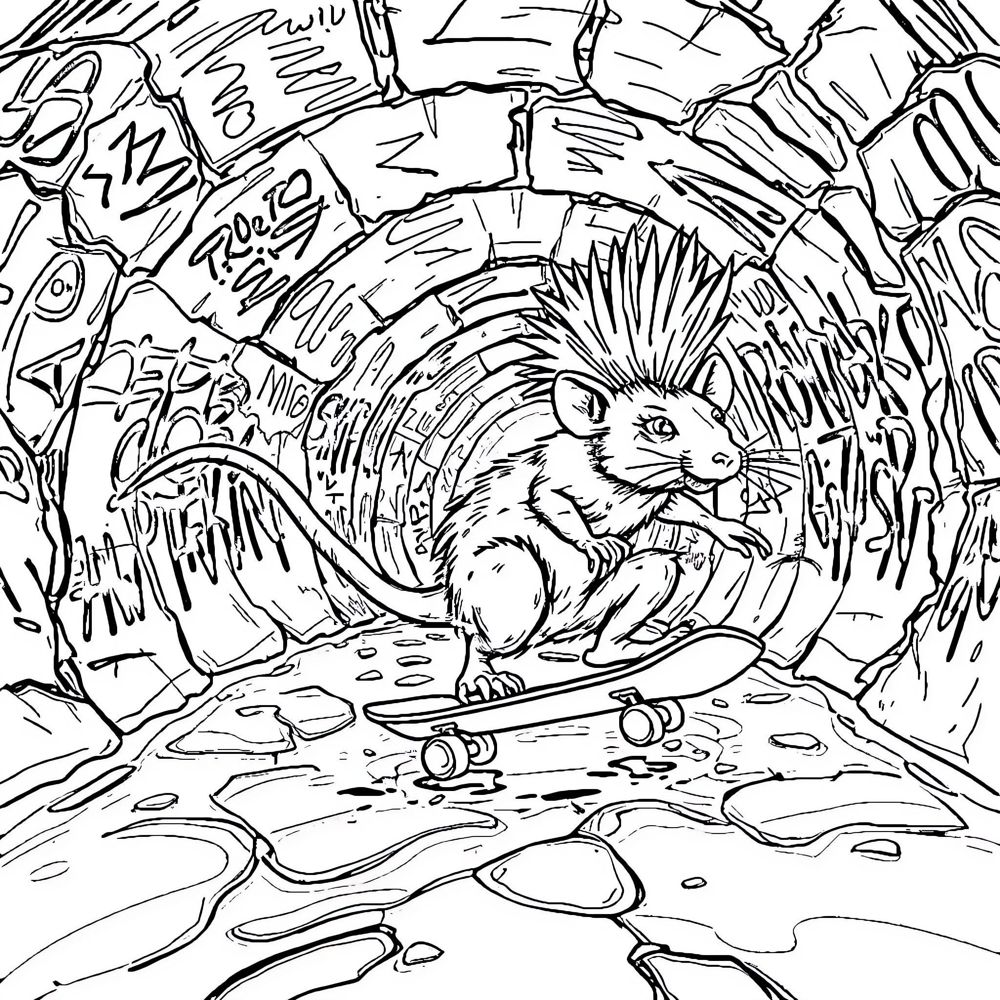 Best Rat Coloring Pages (Free Printable PDF)