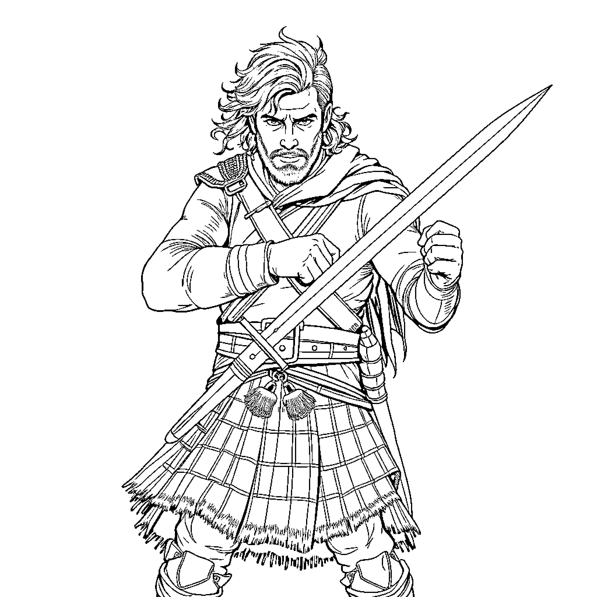 Best Jamie Fraser Coloring Pages (Free Printable PDF)