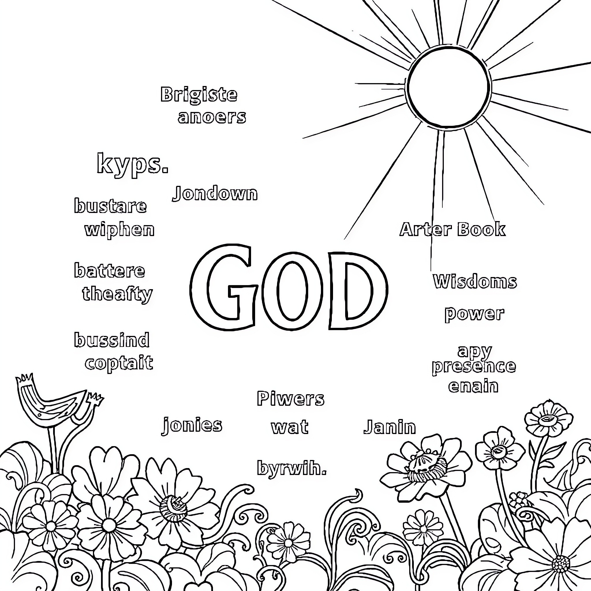 Best God Coloring Pages (Free Printable PDF)