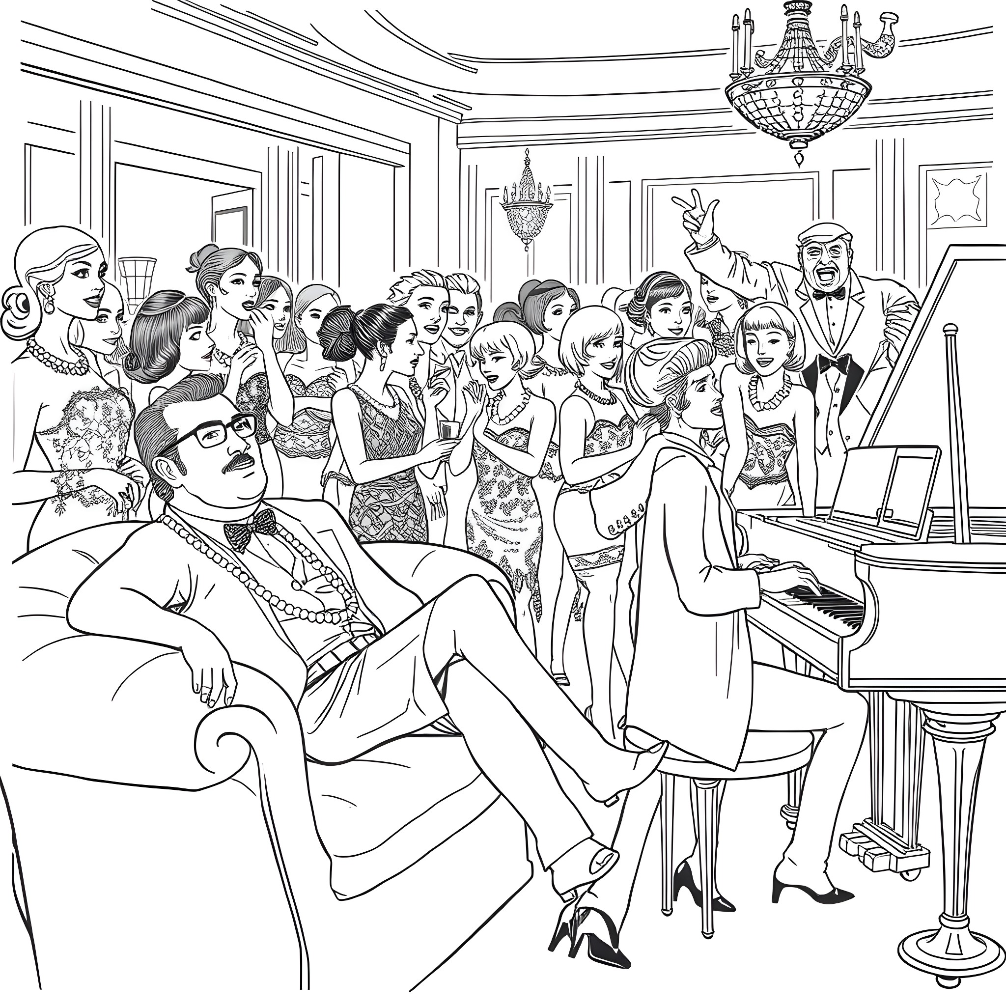 1 Best Jazz Party Coloring Pages (Free Printable PDFs)