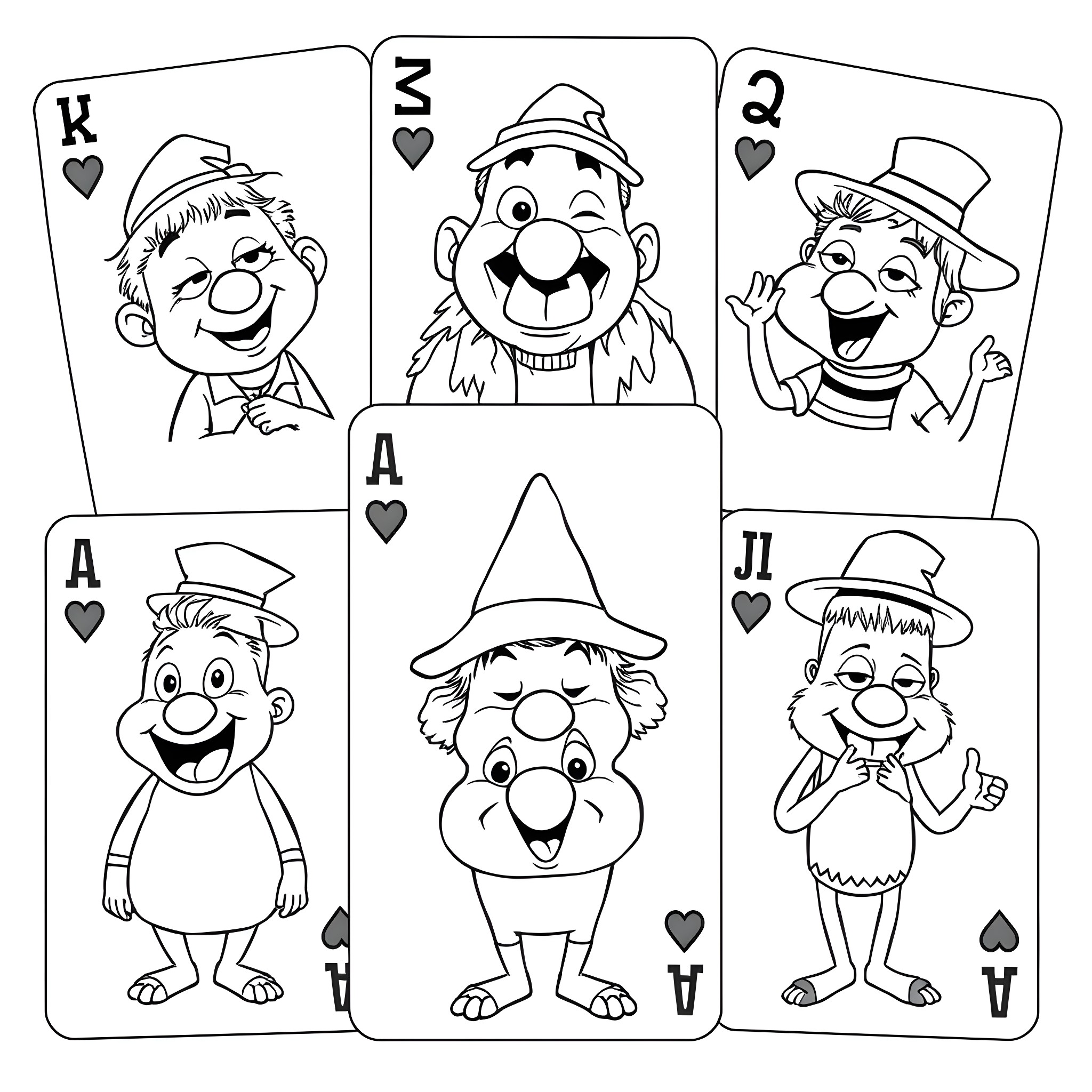 Best Playing Card Coloring Pages (Free Printable PDF)