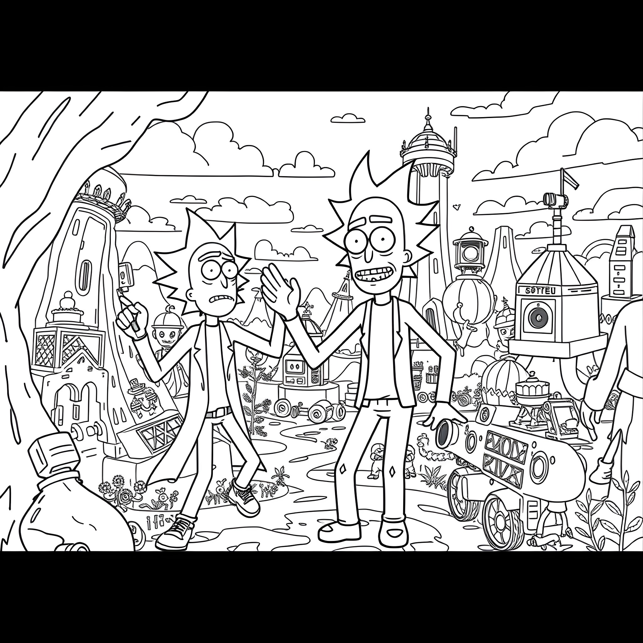 21 Best Rick Coloring Pages (Free Printable PDFs)