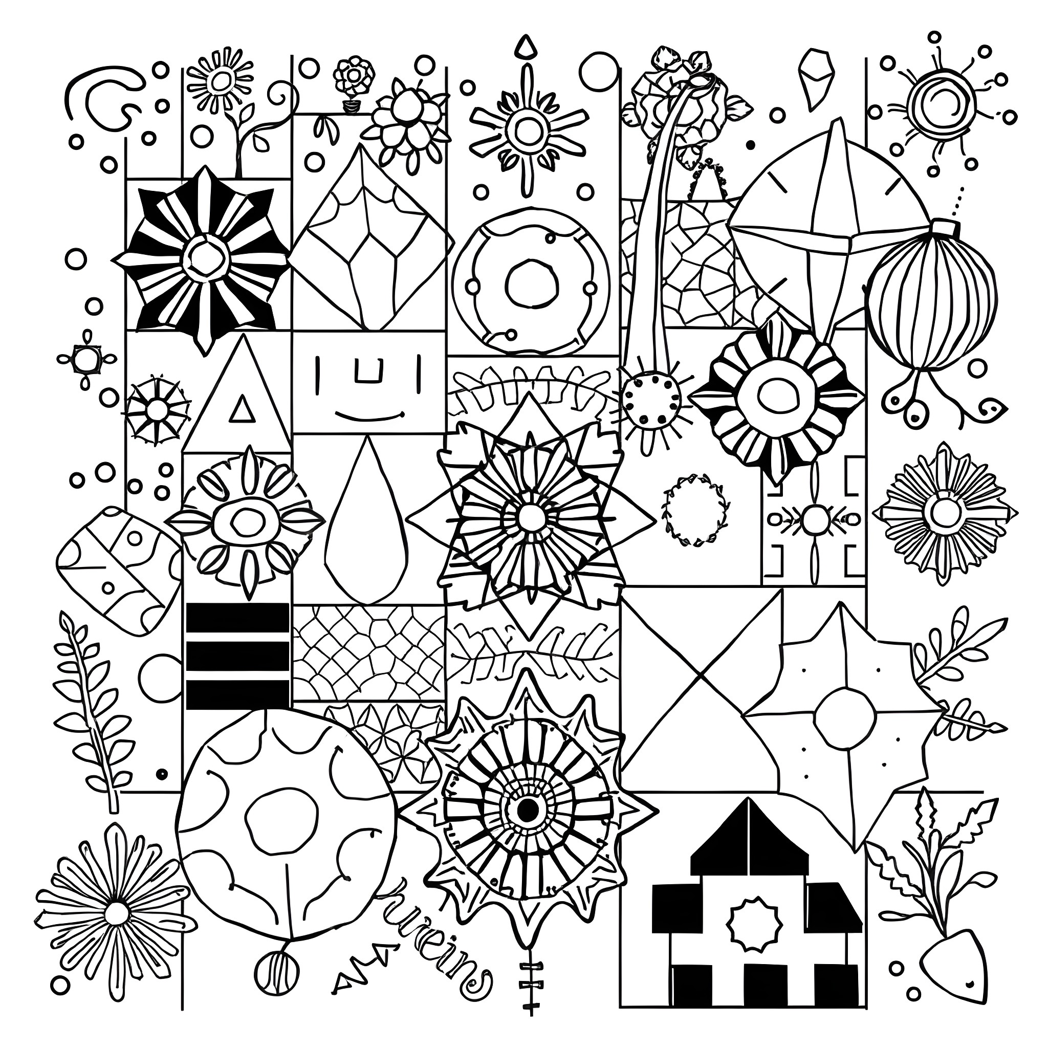 120 Best Patchwork Coloring Pages (Free Printable PDFs)
