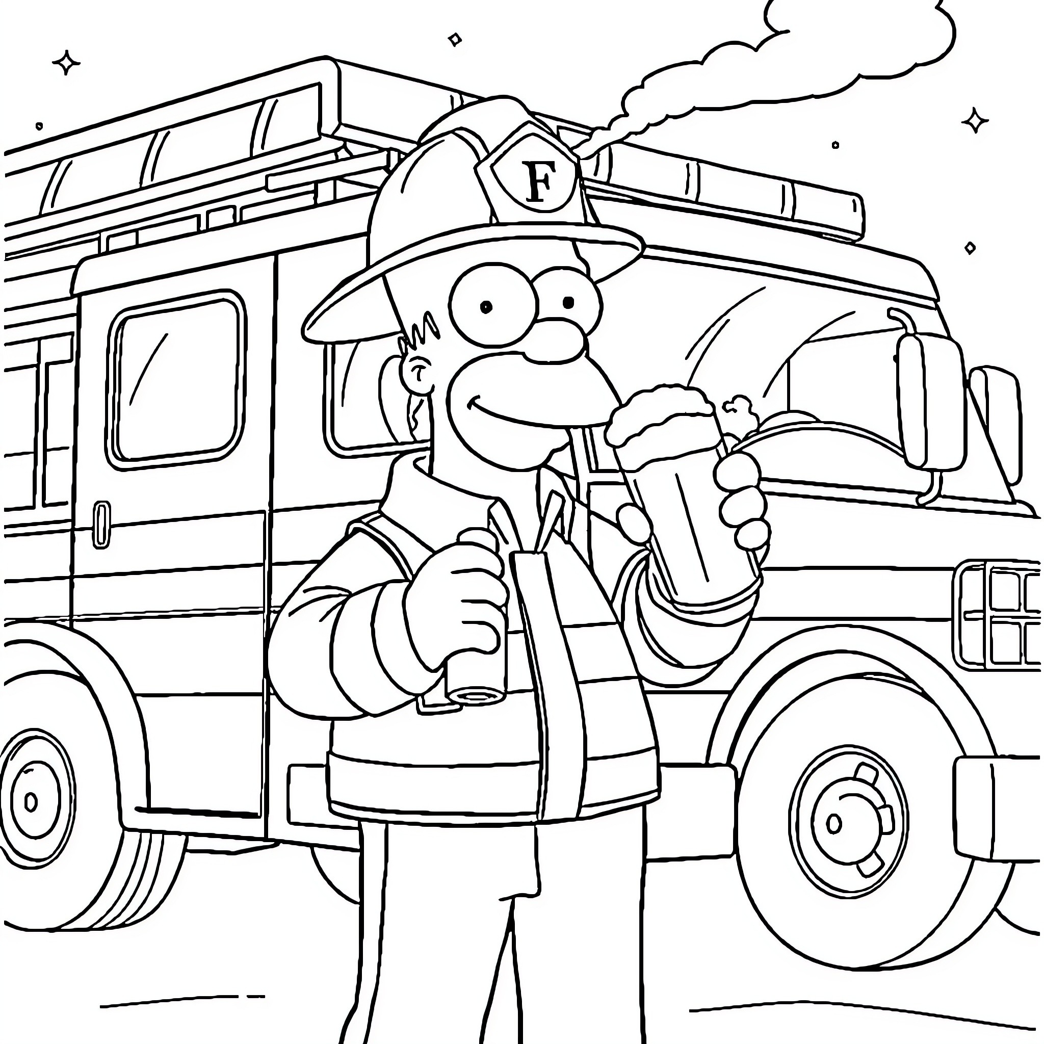 112 Best Homer Simpson Coloring Pages (Free Printable PDFs)