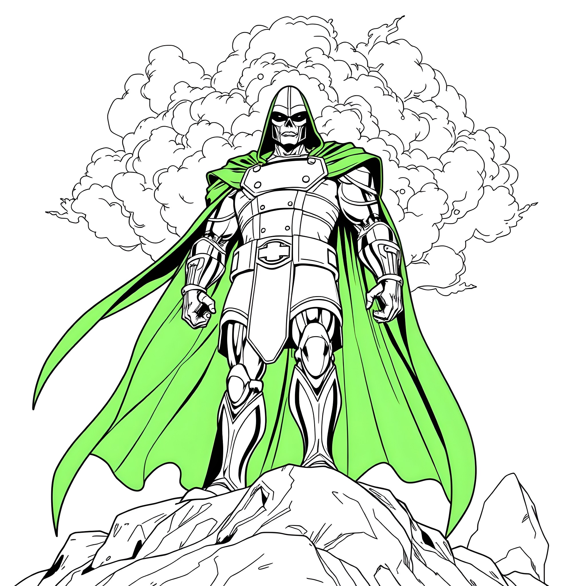 31 Best Doctor Doom Coloring Pages (Free Printable PDFs)