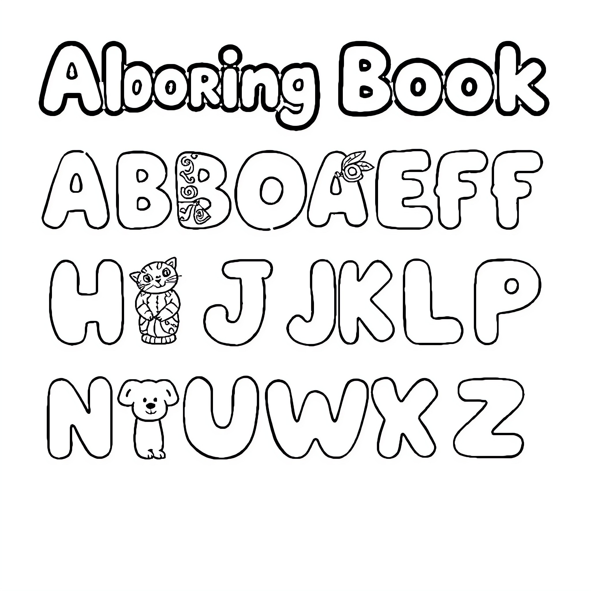 169 Best Alphabet Coloring Pages (Free Printable PDFs)