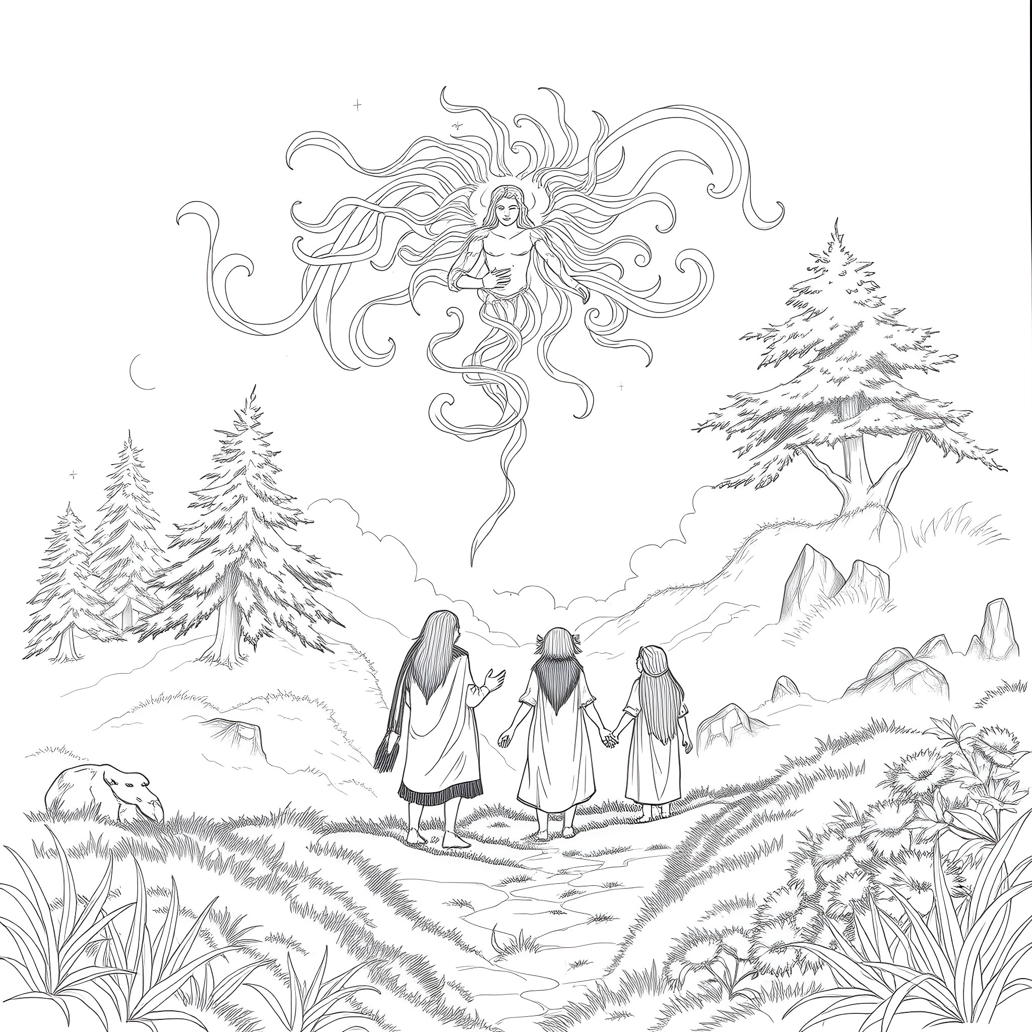 Best Human Coloring Pages (Free Printable PDF)