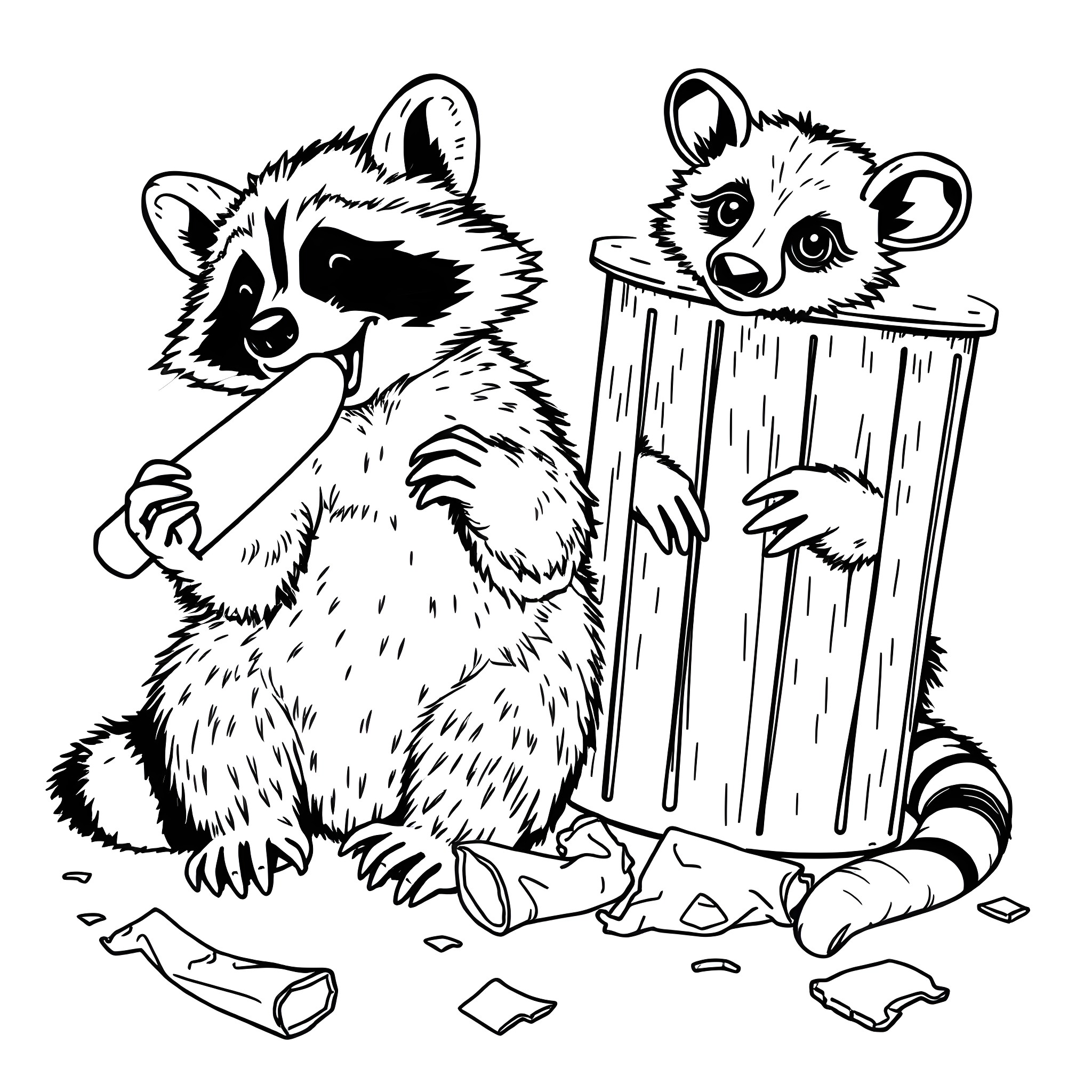 Best Raccoon Coloring Pages (Free Printable PDF)