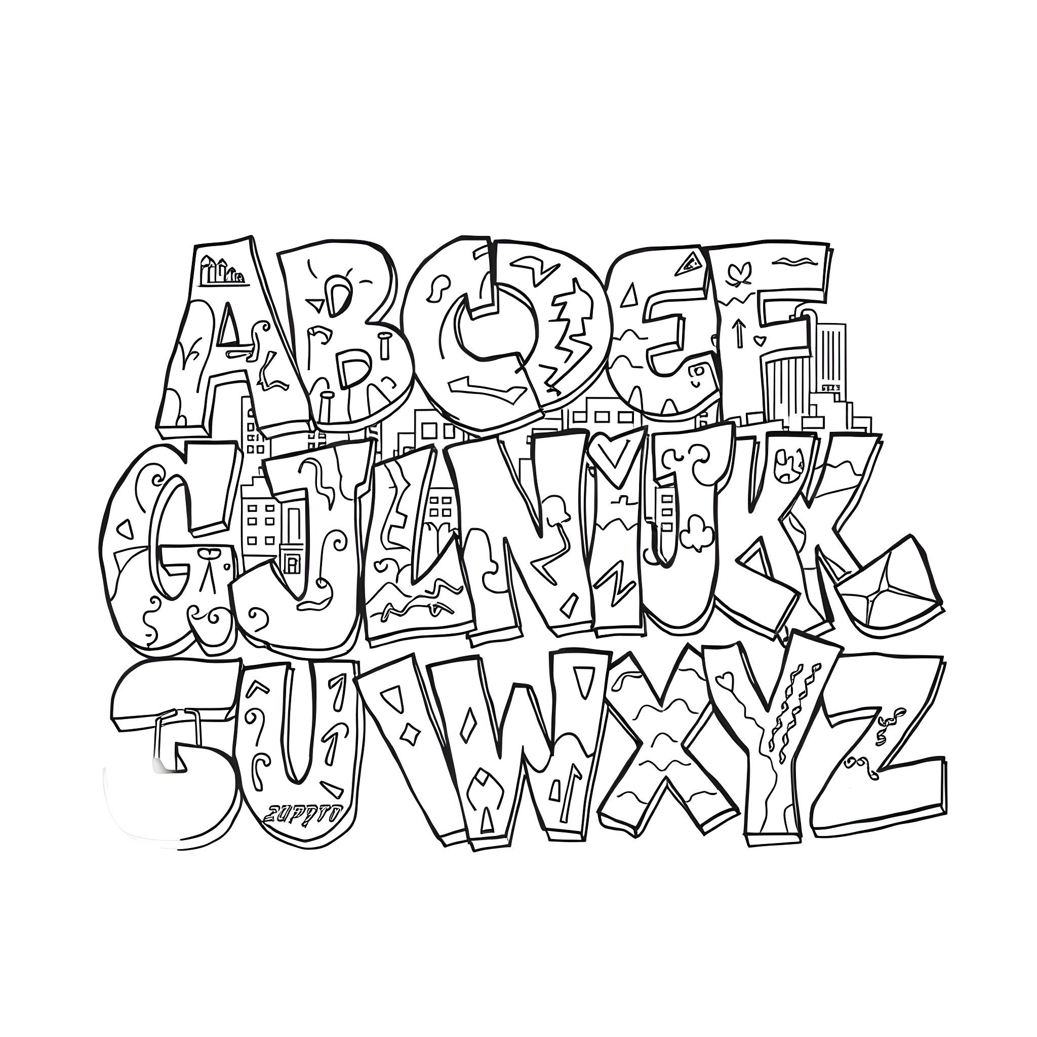 Best Letter Coloring Pages (Free Printable PDF)