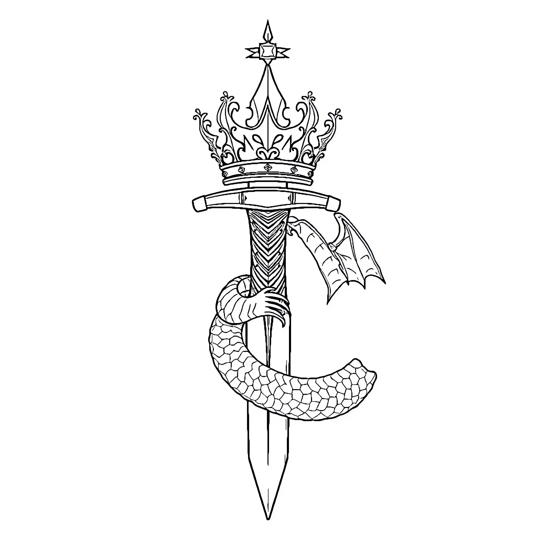 Best Dagger Coloring Pages (Free Printable PDF)