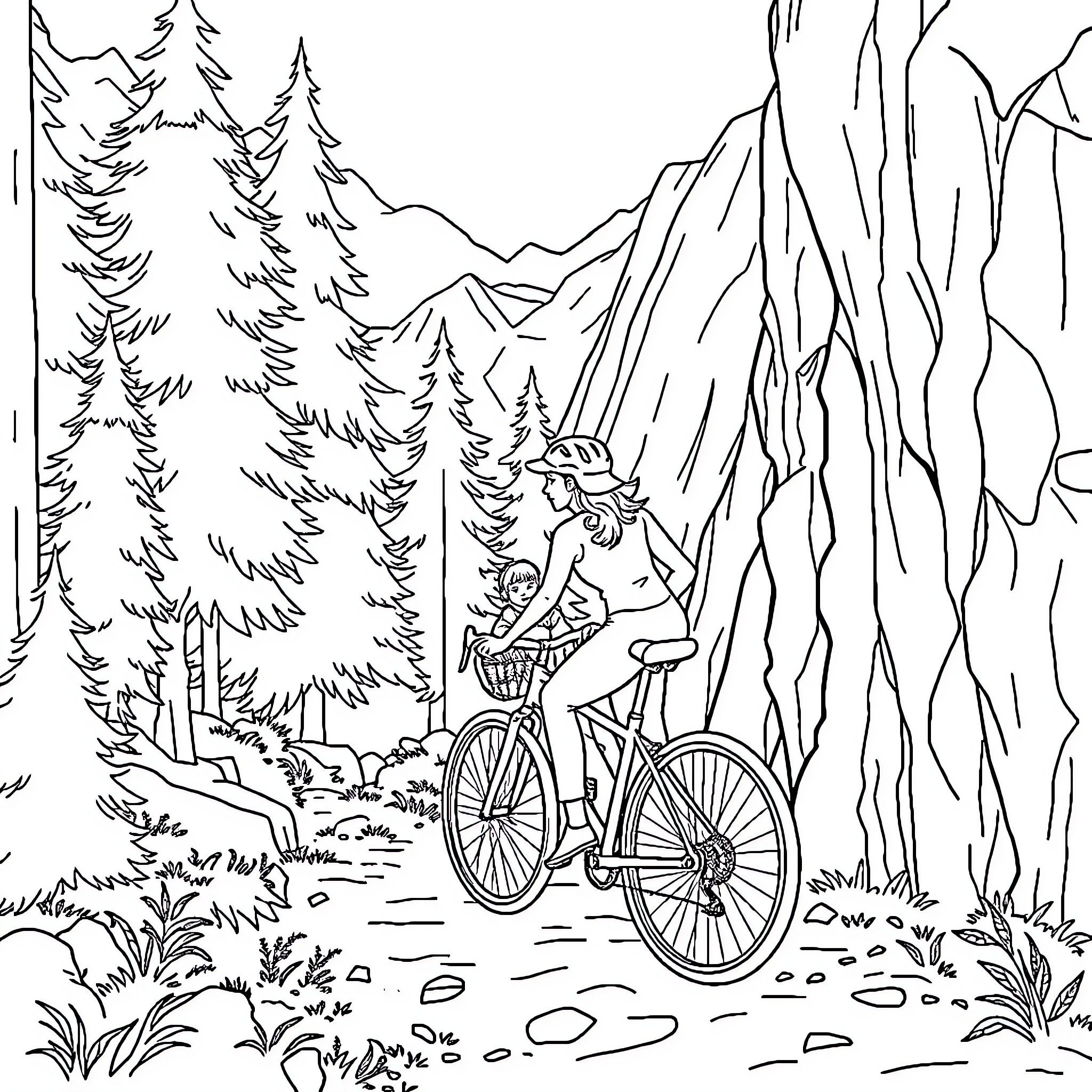 Best Cyclist Coloring Pages (Free Printable PDF)