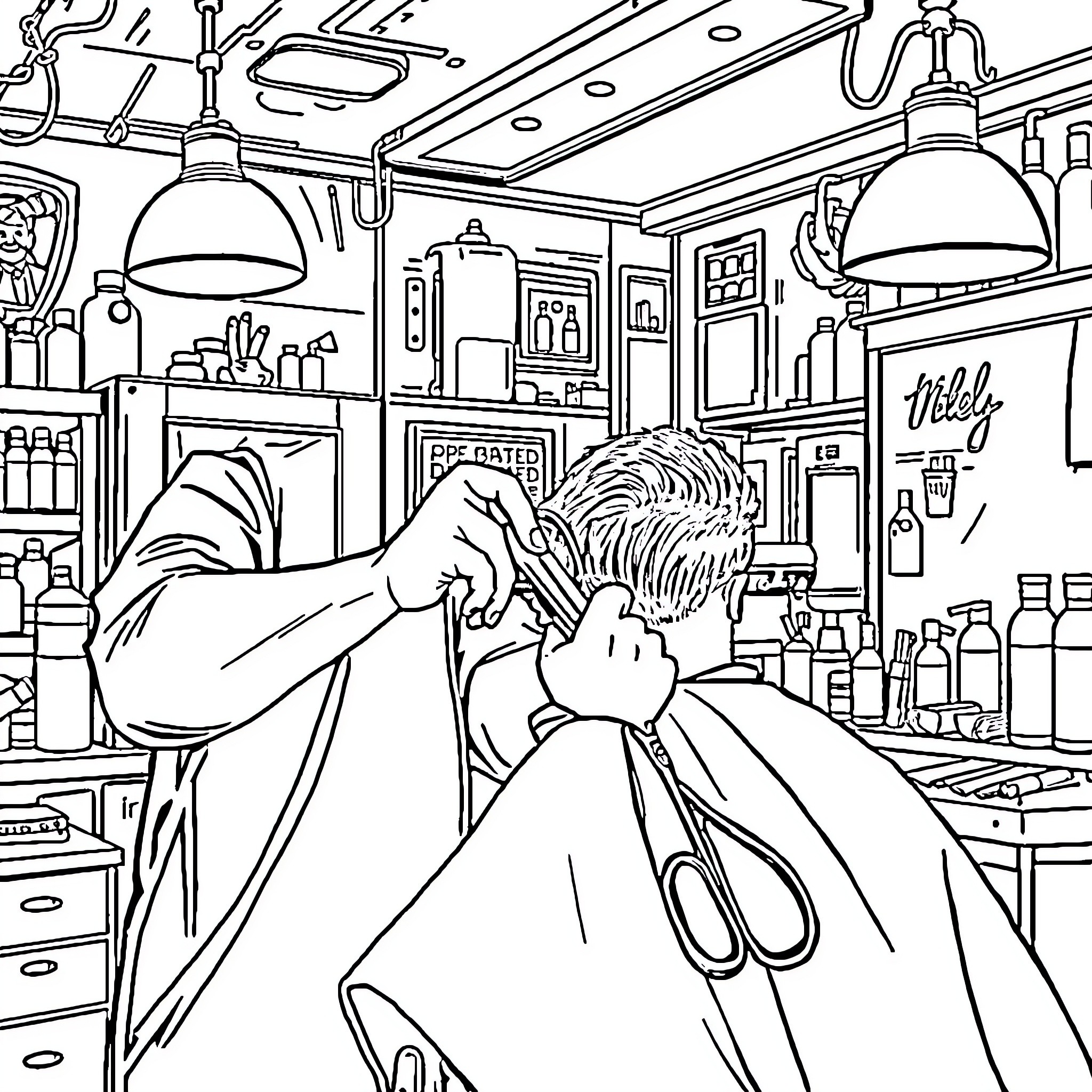 Best Barber Coloring Pages (Free Printable PDF)