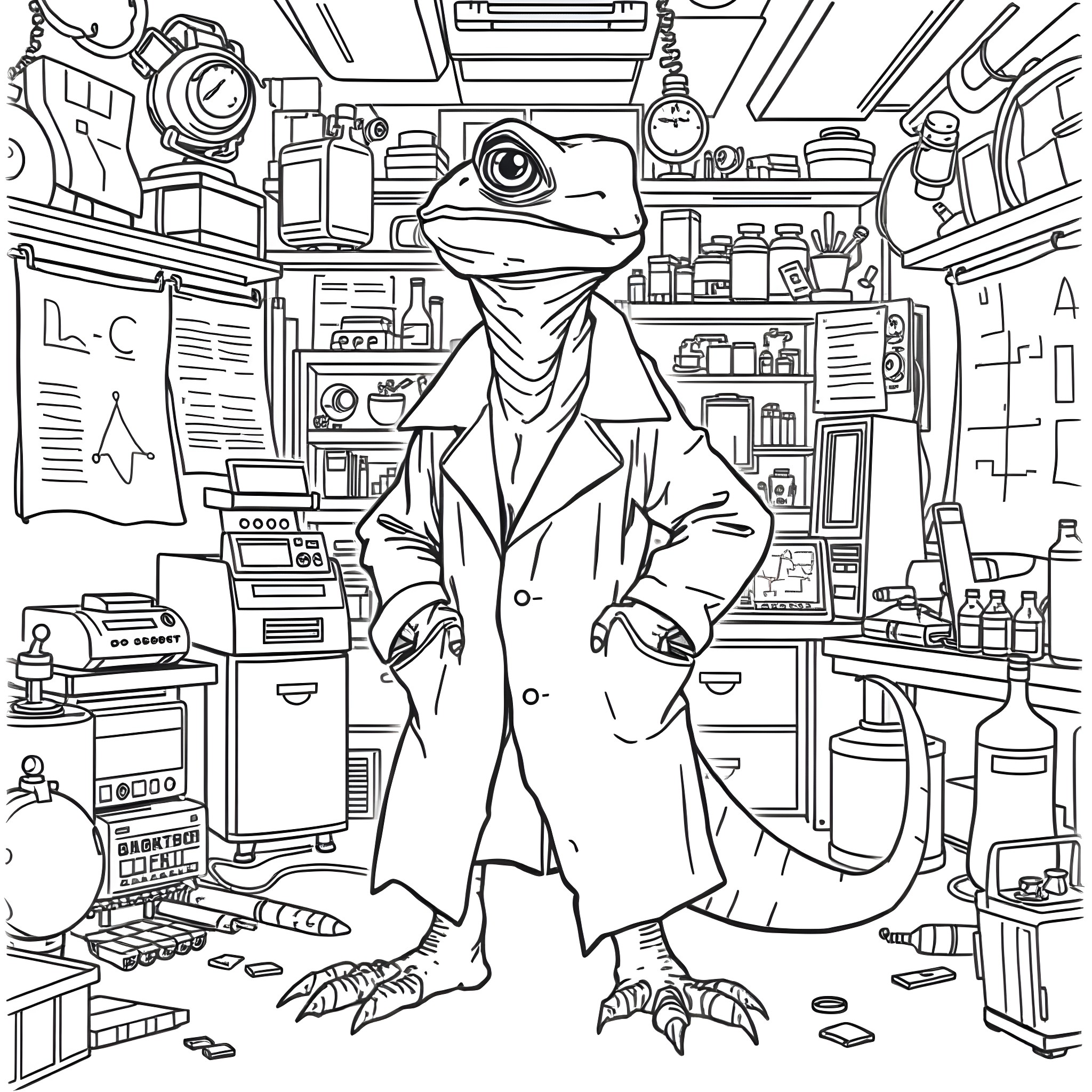 68 Best Lizard Coloring Pages (Free Printable PDFs)