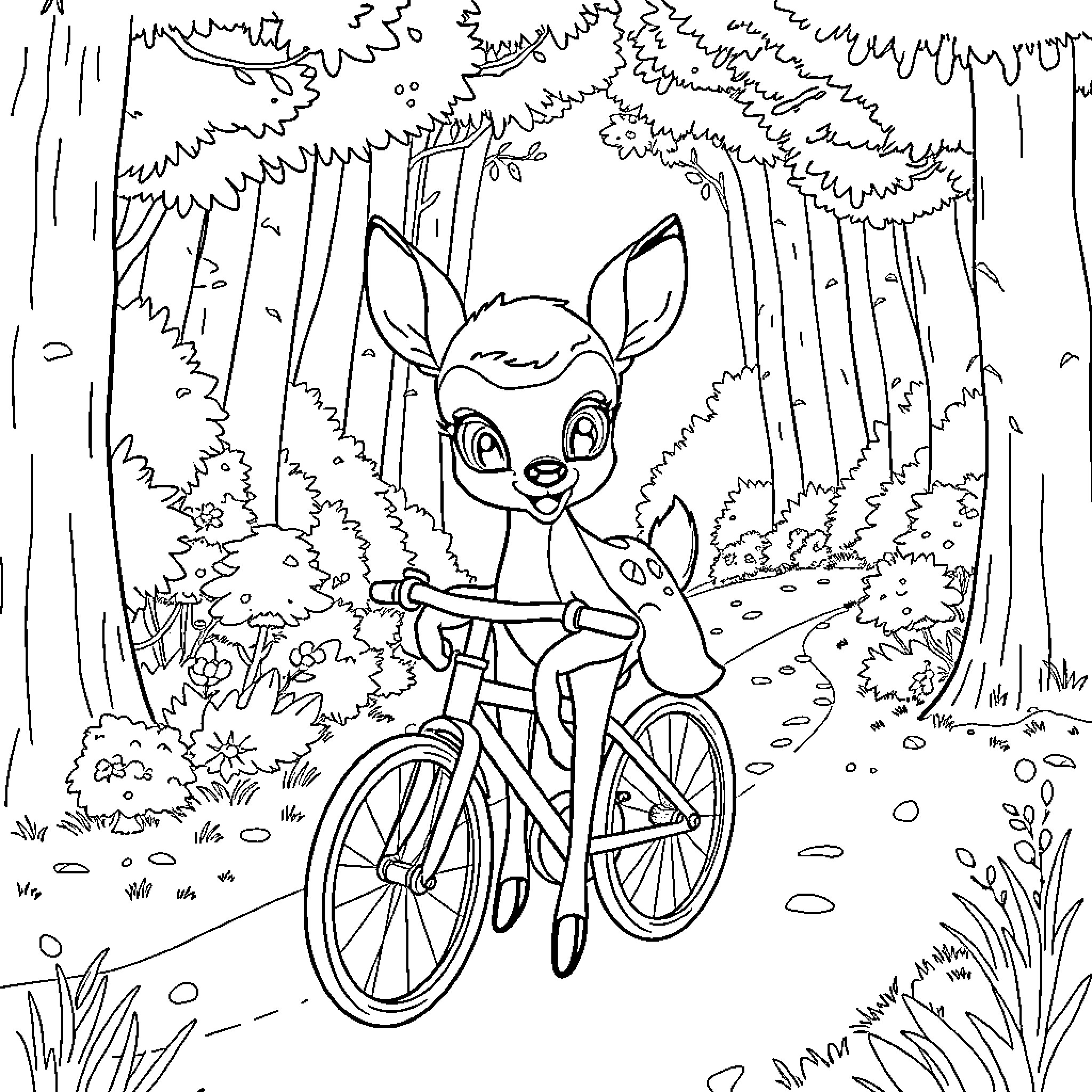 Best Bambi Coloring Pages (Free Printable PDF)