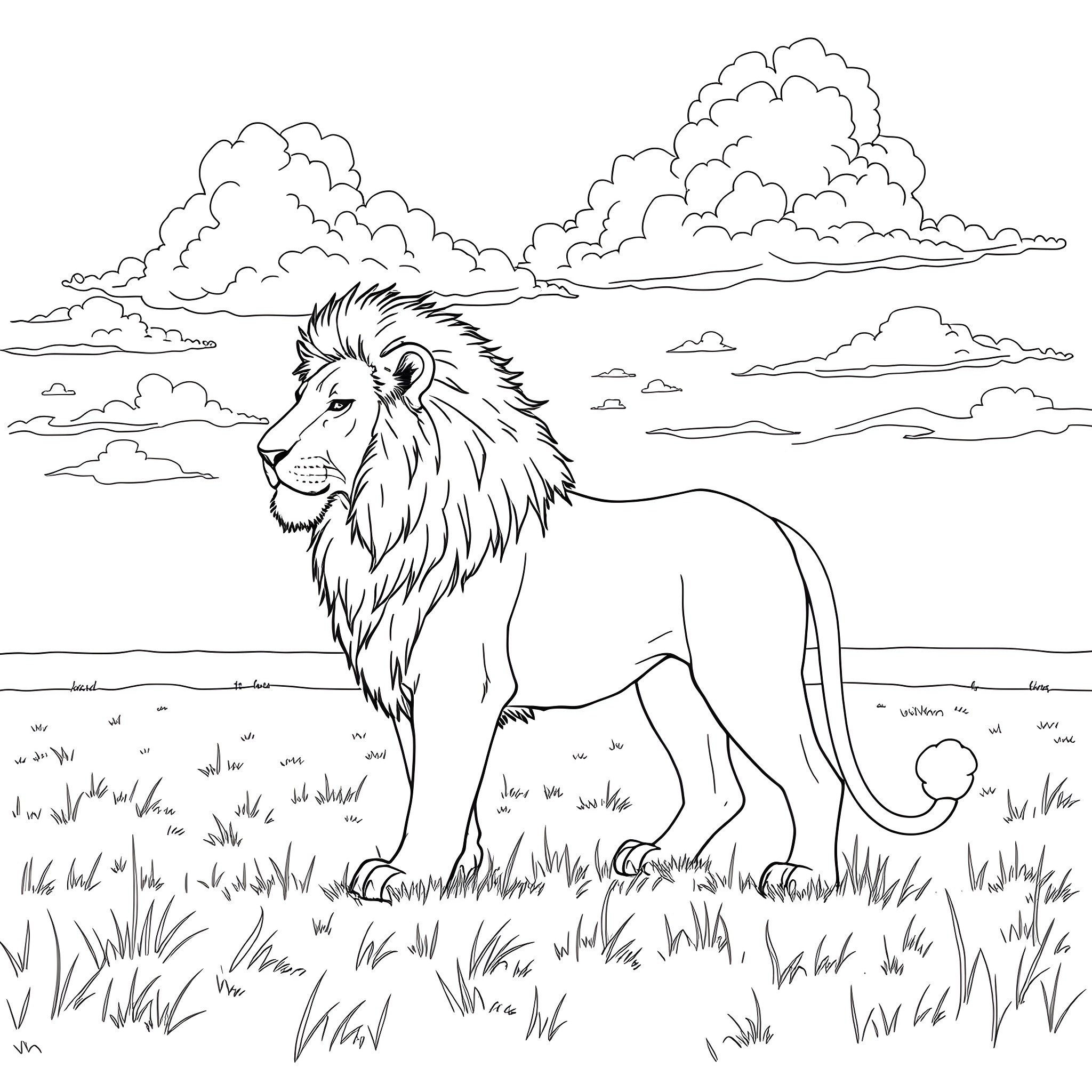 50 Best Lion Coloring Pages (Free Printable PDFs)