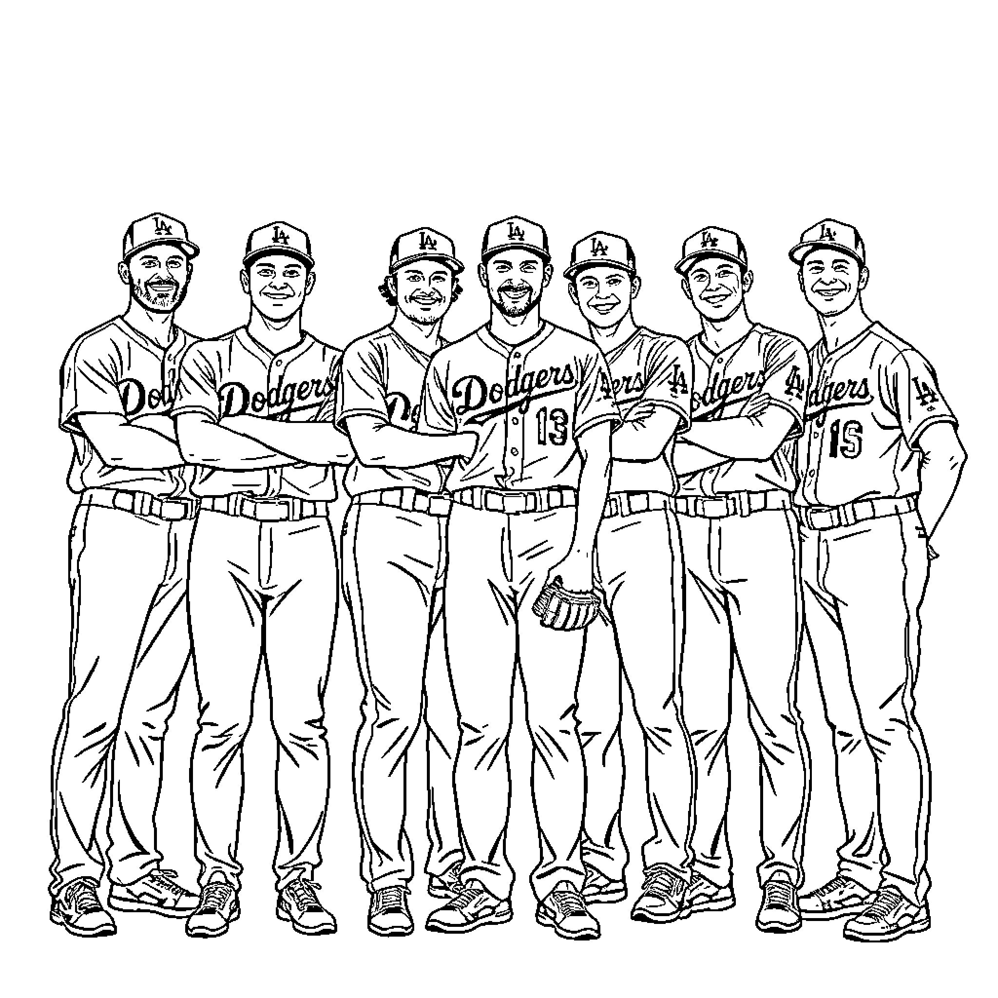 Best Dodgers Coloring Pages (Free Printable PDF)