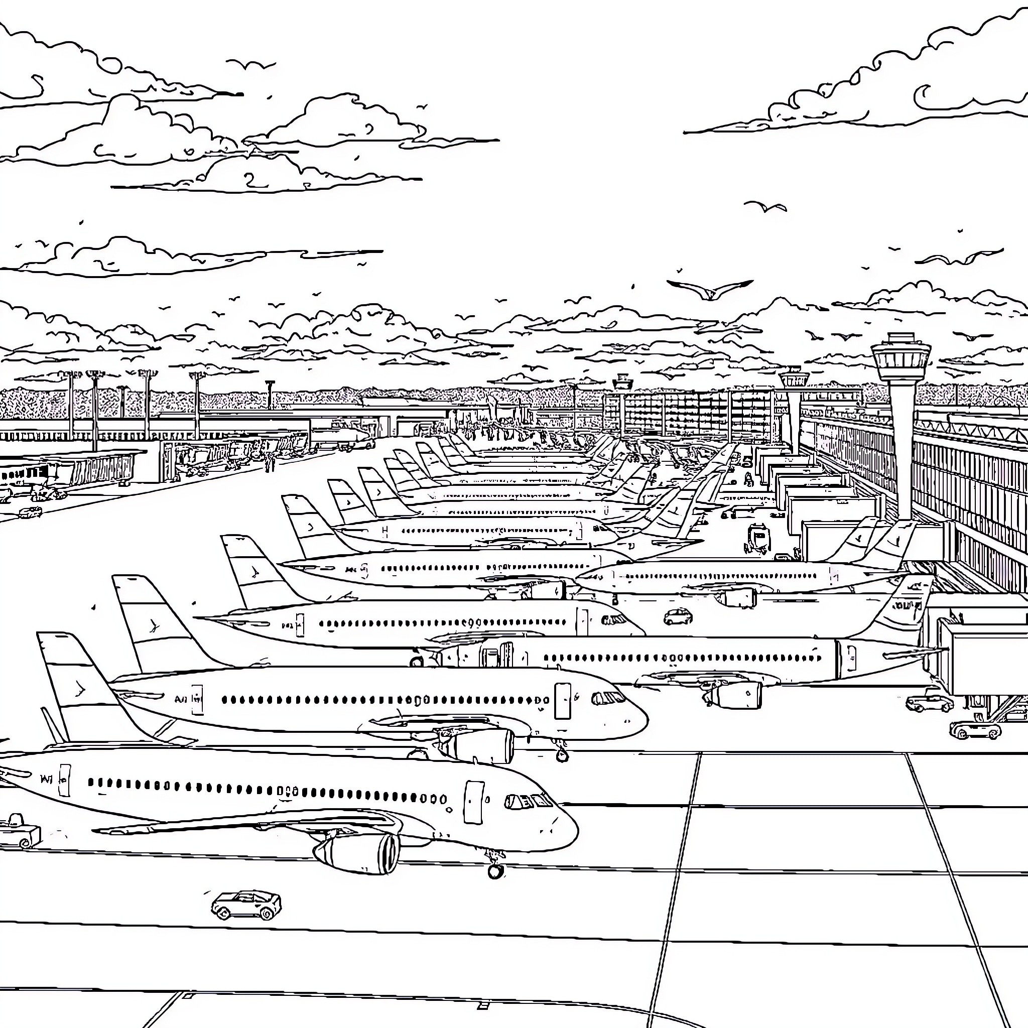 116 Best Airplane Coloring Pages (Free Printable PDFs)