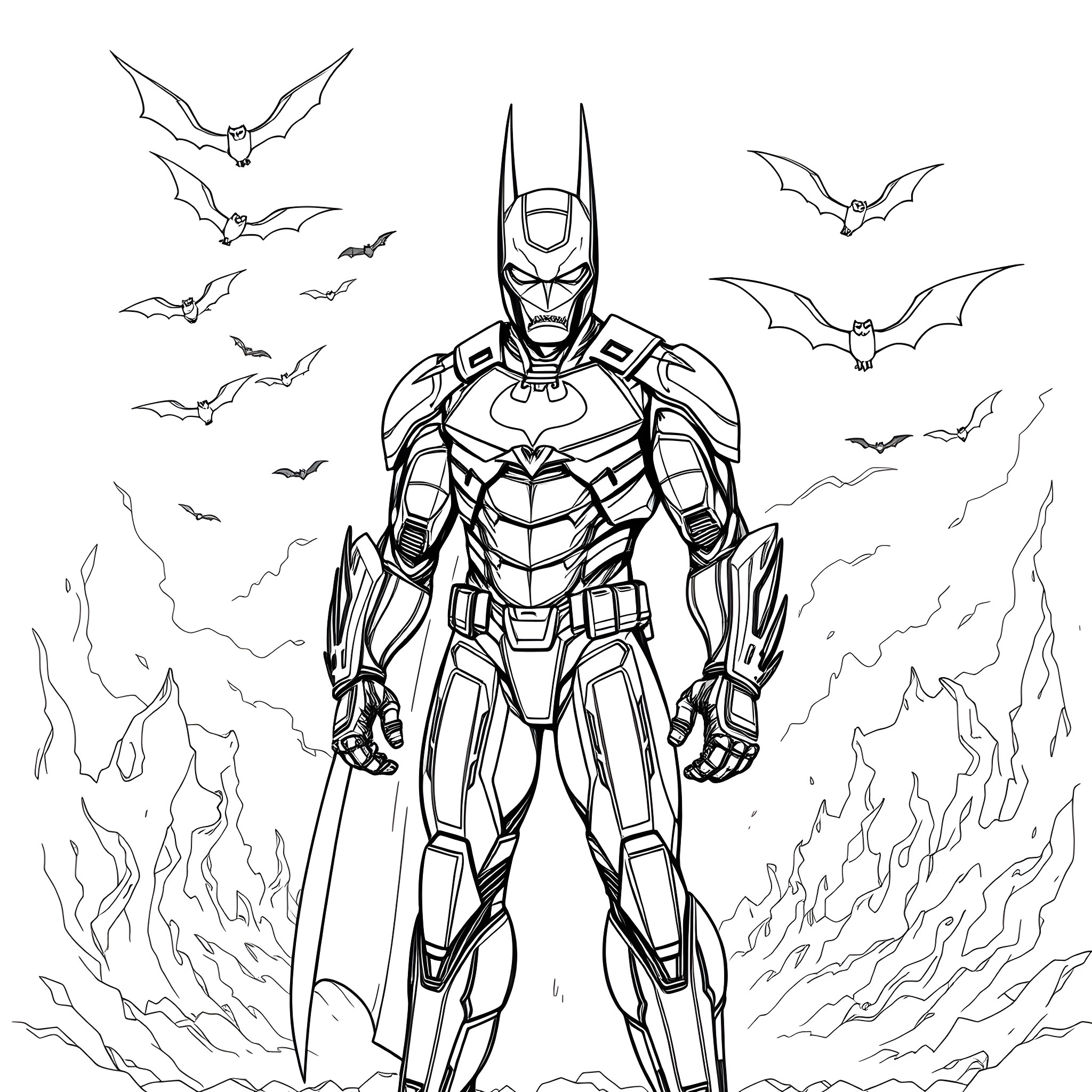 158 Best Batman Coloring Pages (Free Printable PDFs)