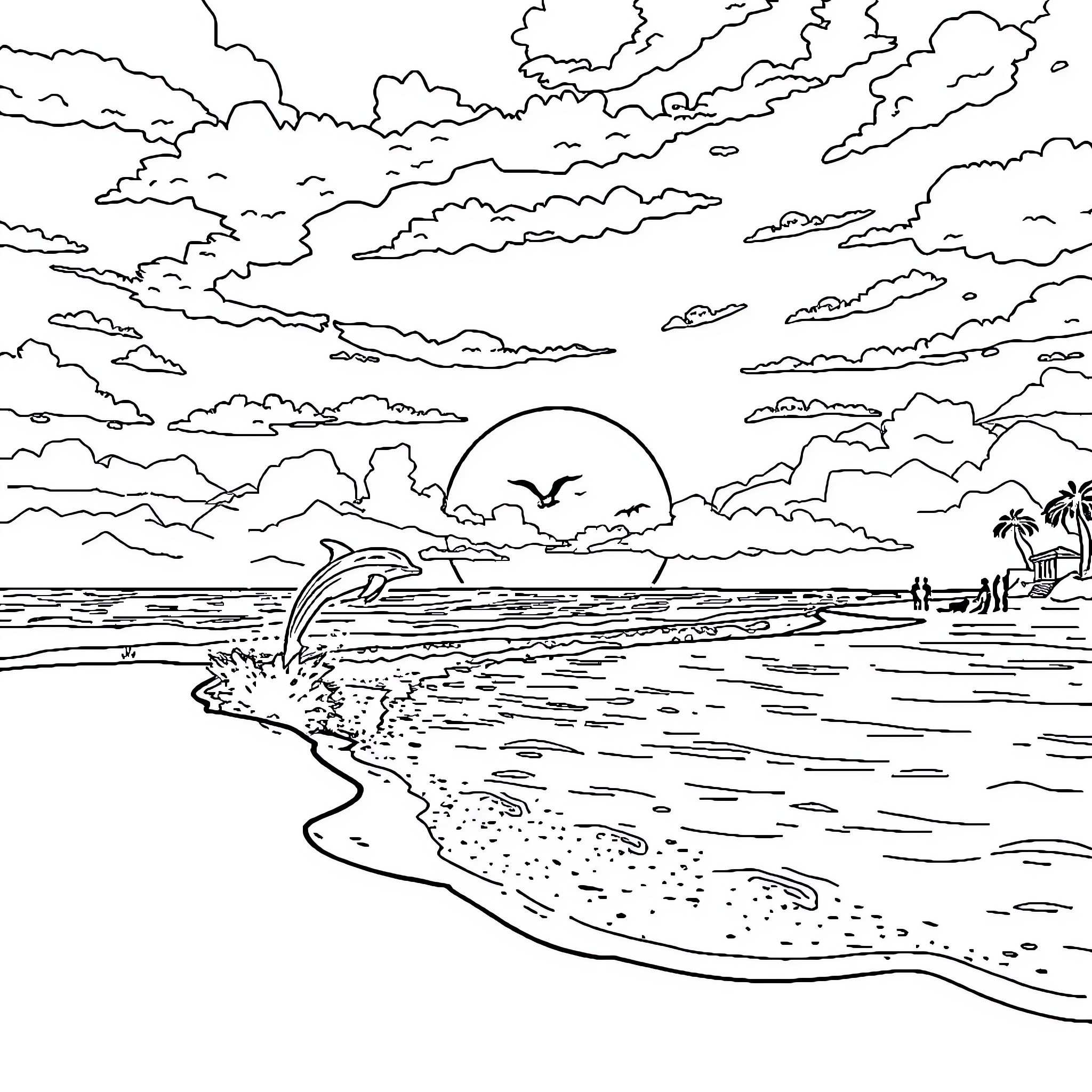 244 Best Beach Coloring Pages (Free Printable PDFs)