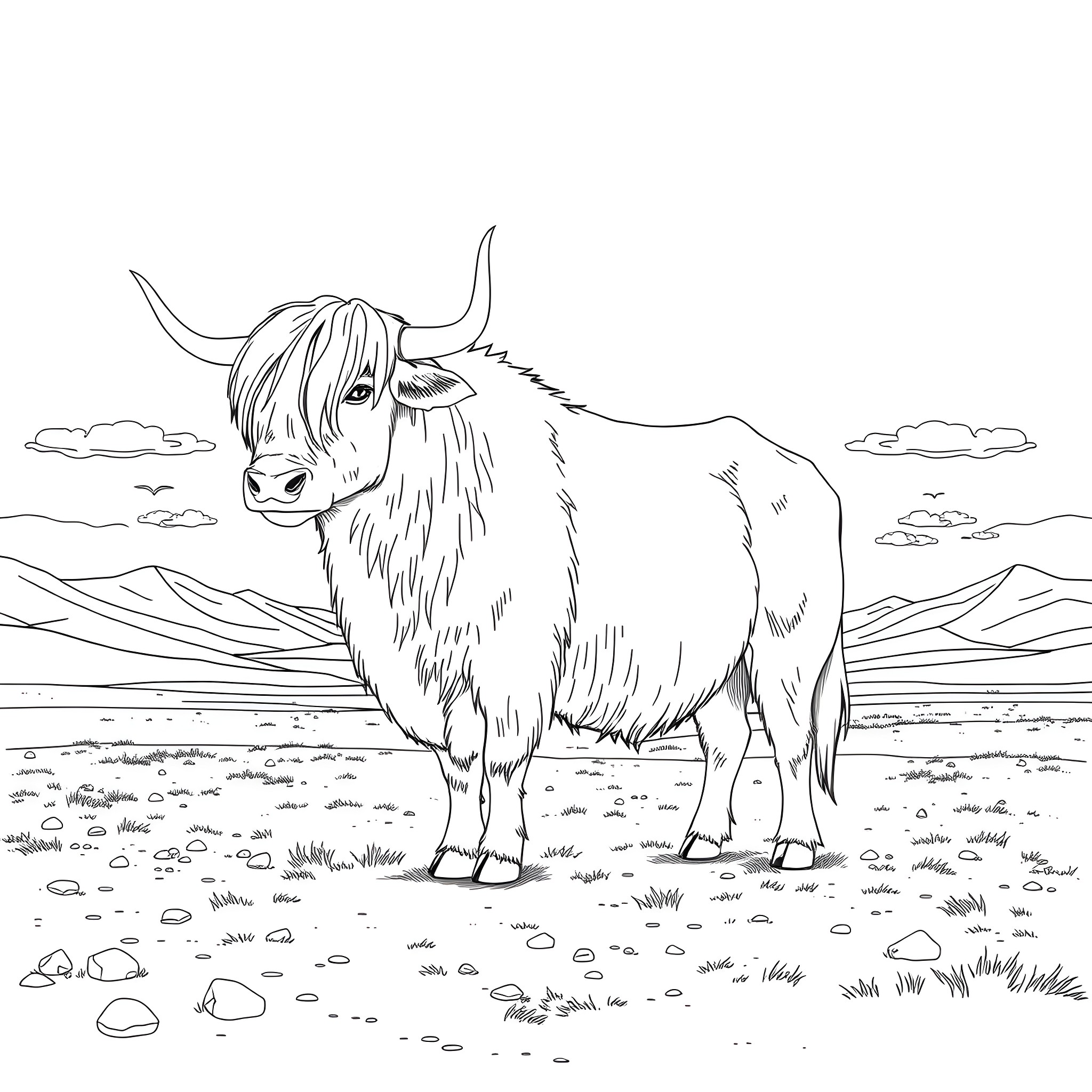 Best Yak Coloring Pages (Free Printable PDF)