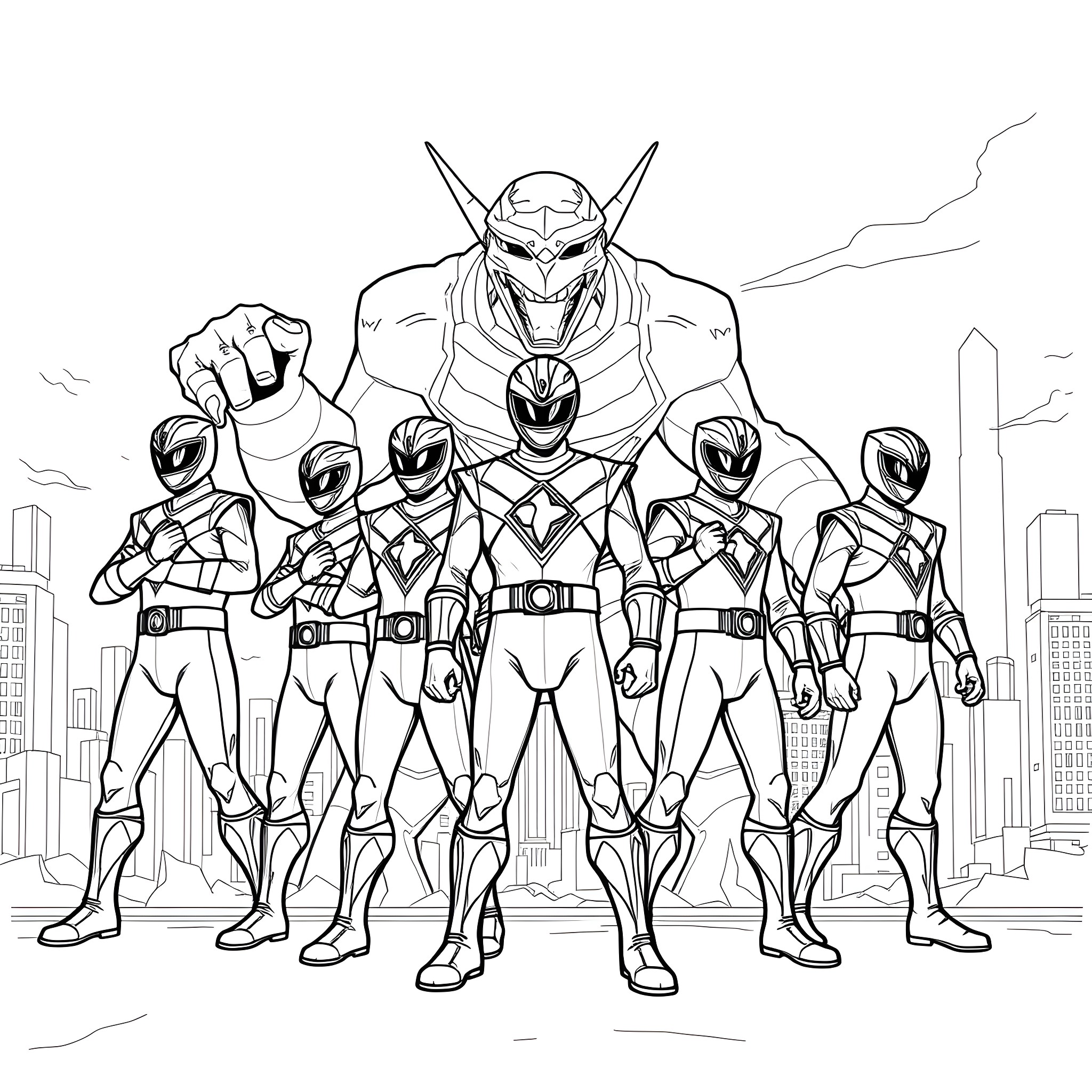 Best Power Ranger Coloring Pages (Free Printable PDF)