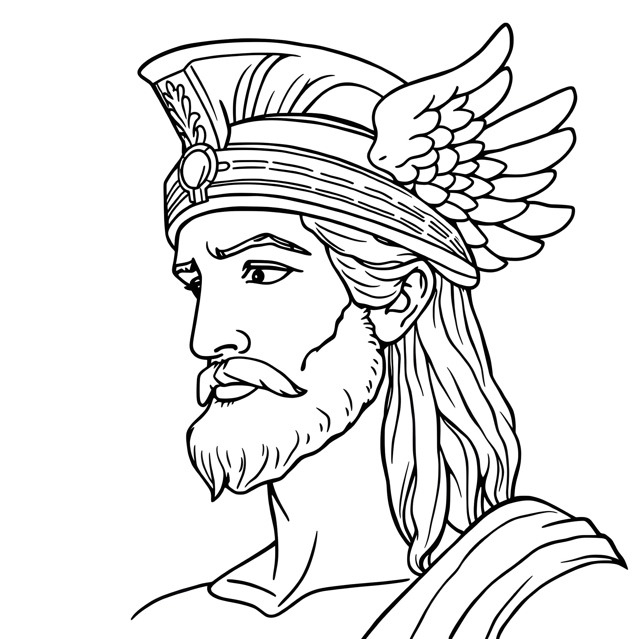 2 Best Hermes Coloring Pages (Free Printable PDFs)