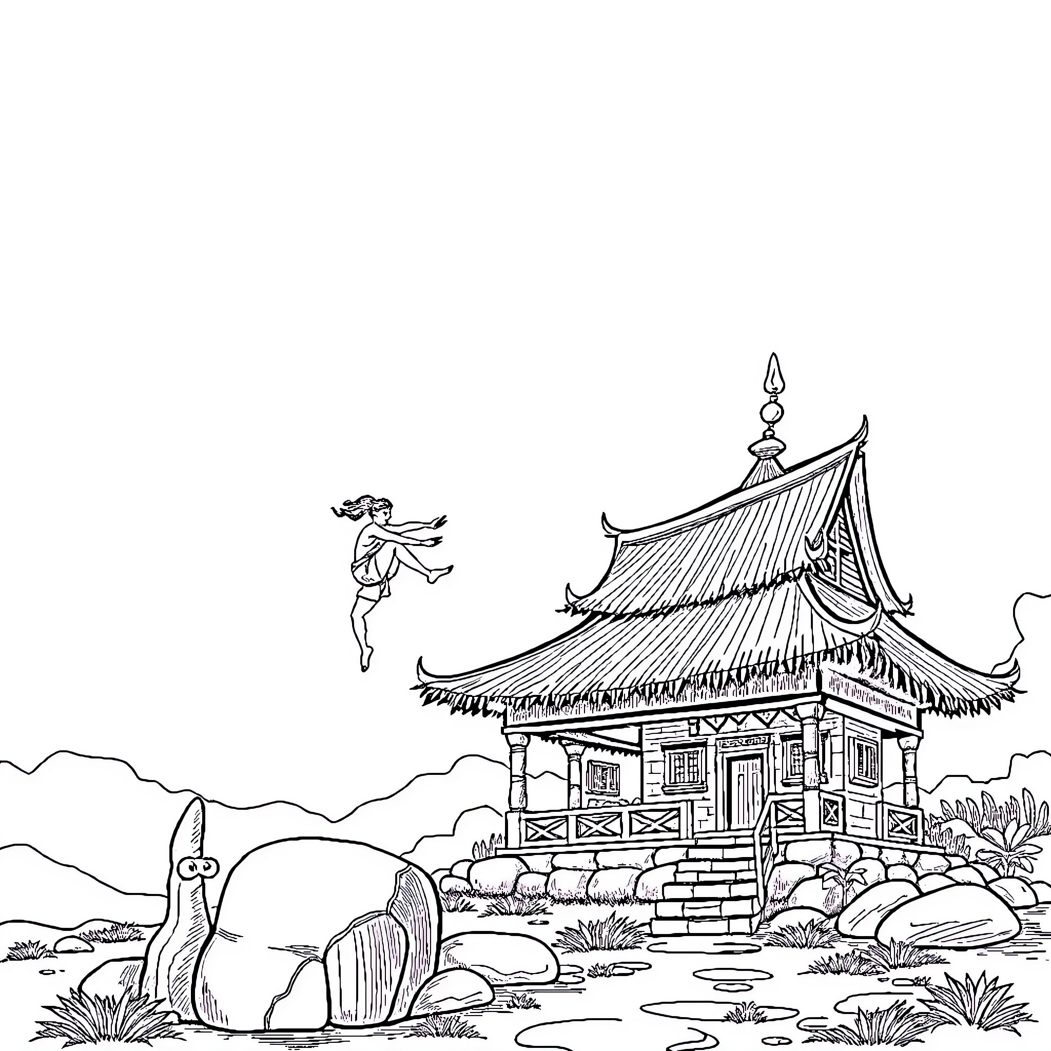 1 Best Lompat Batu Coloring Pages (Free Printable PDFs)